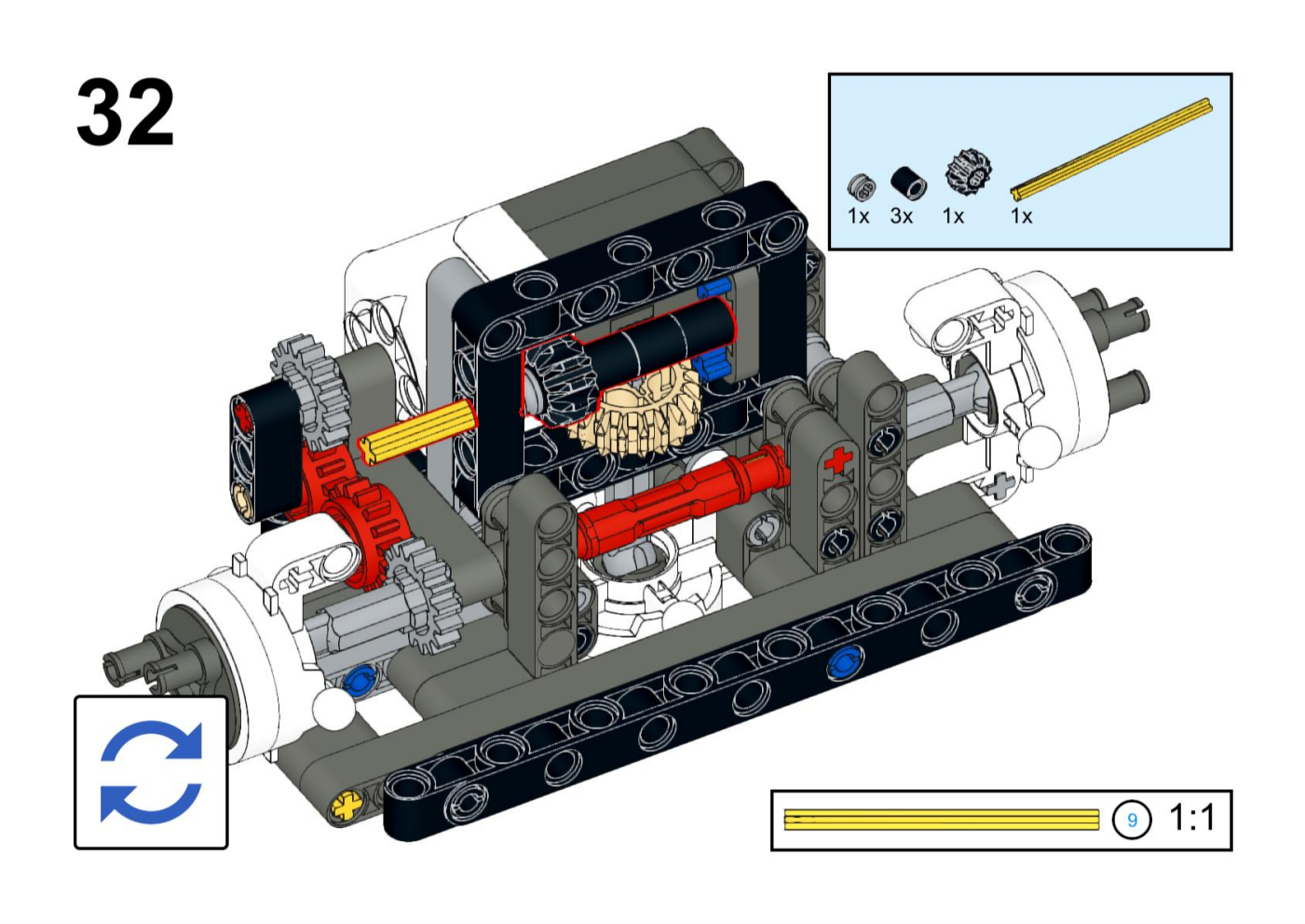 Lego Technic Rubik's Cube Machine : 11 Steps (with Pictures ...