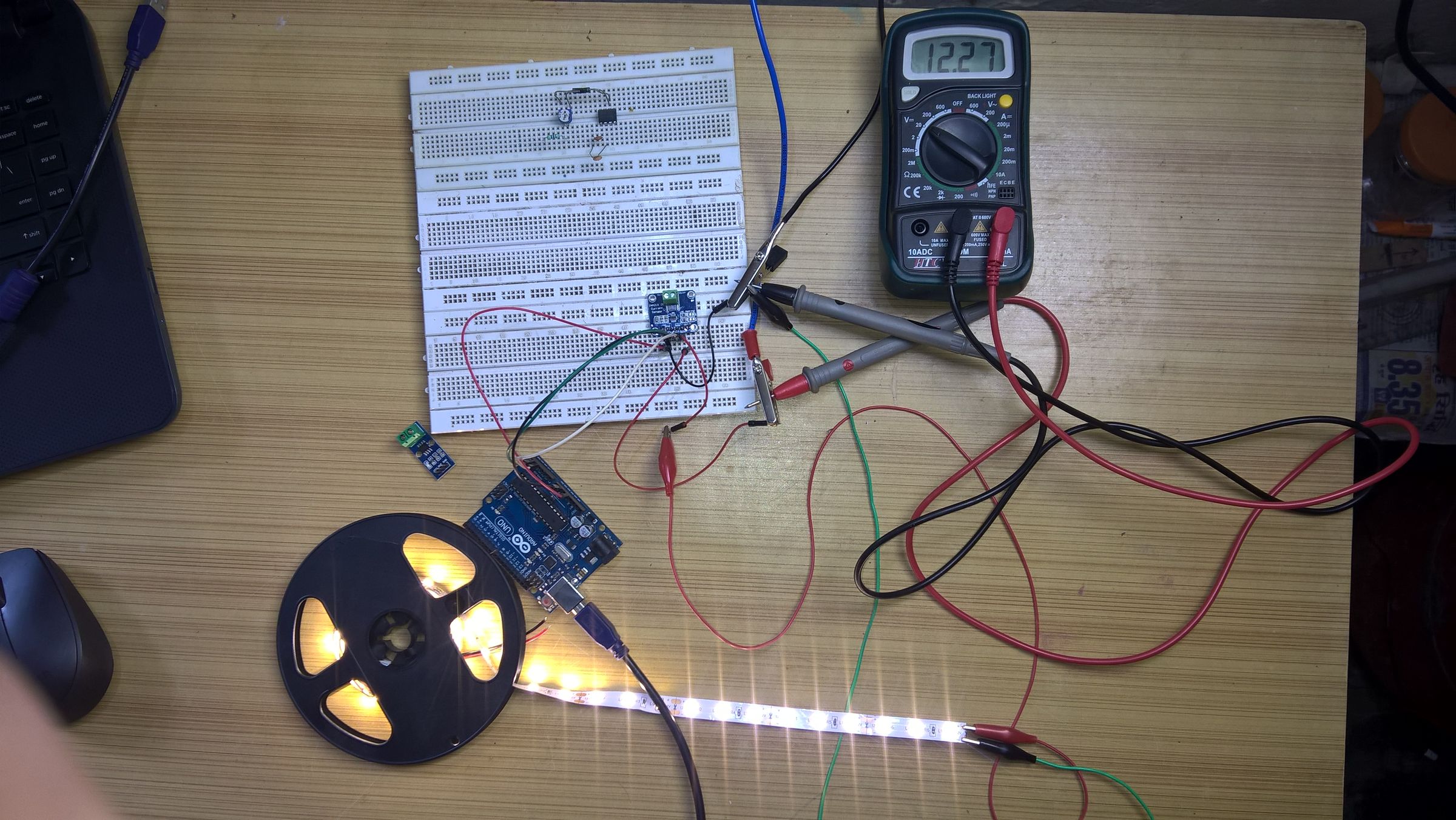Measure Current and Voltage Using a Microcontroller || Voltage Divider ...