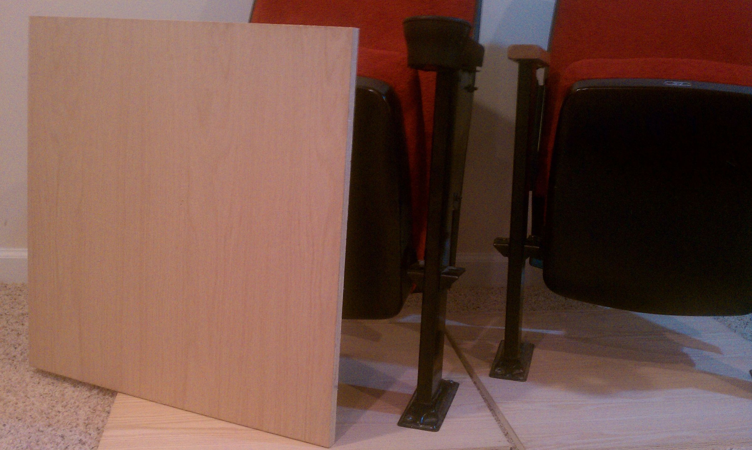 How to Mount Theatre Chairs for Free-Standing Installation : 3 Steps ...