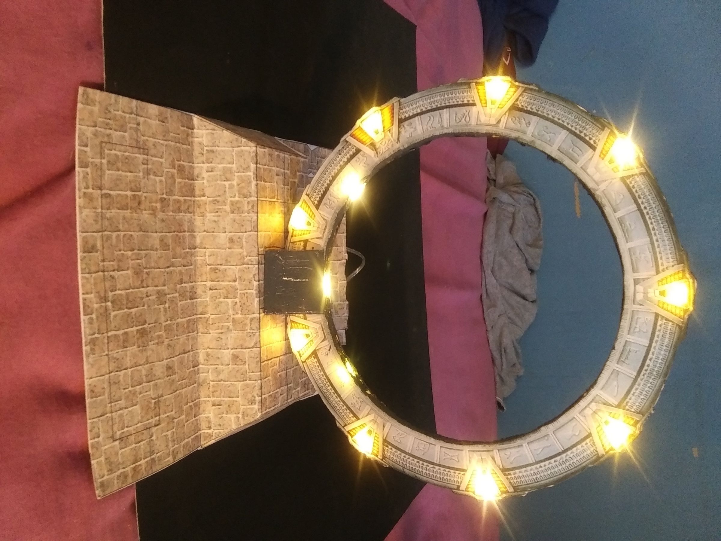 Minature Light Up Stargate Model : 7 Steps - Instructables