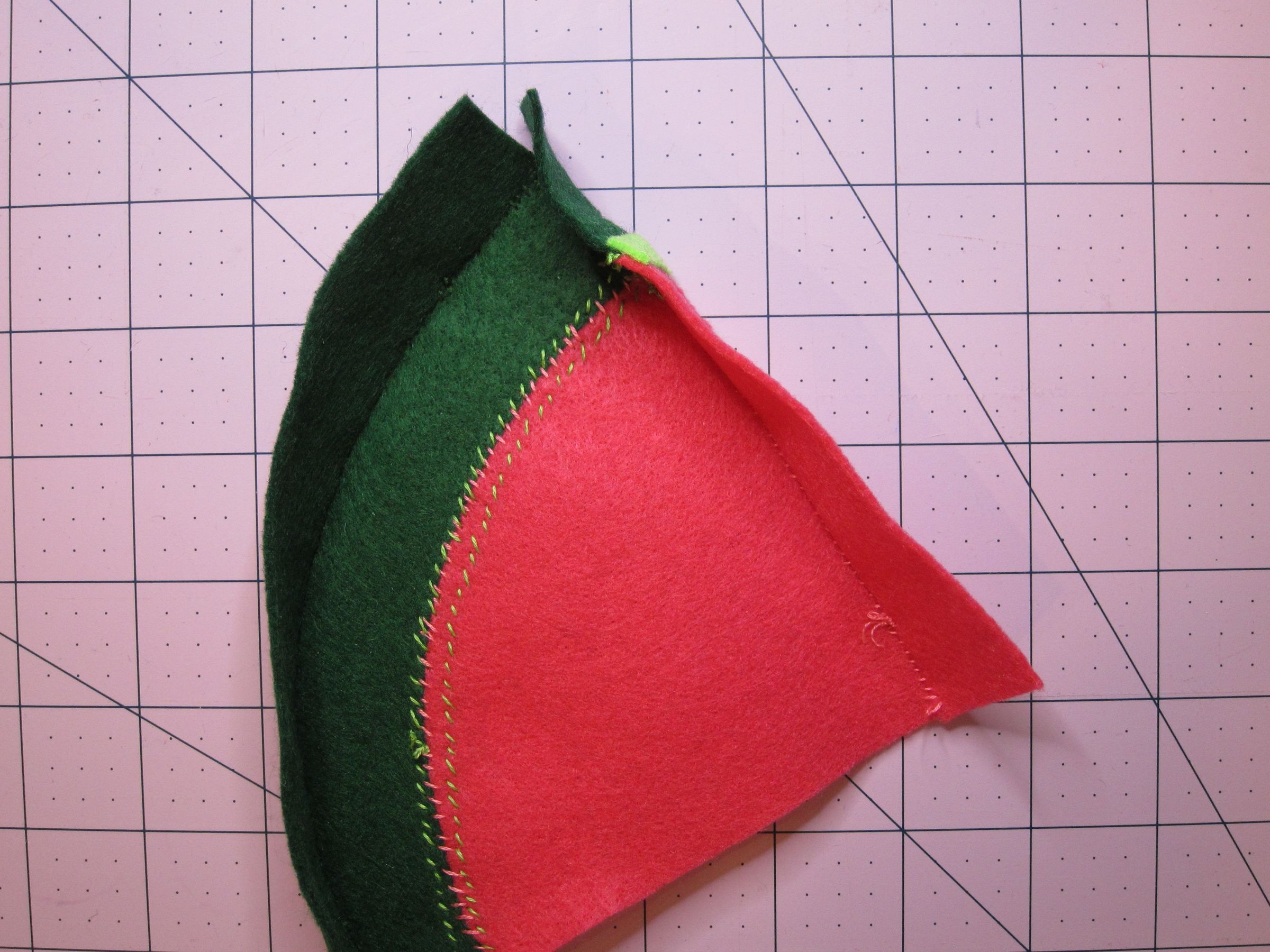 Felt Watermelon Slice : 20 Steps (with Pictures) - Instructables