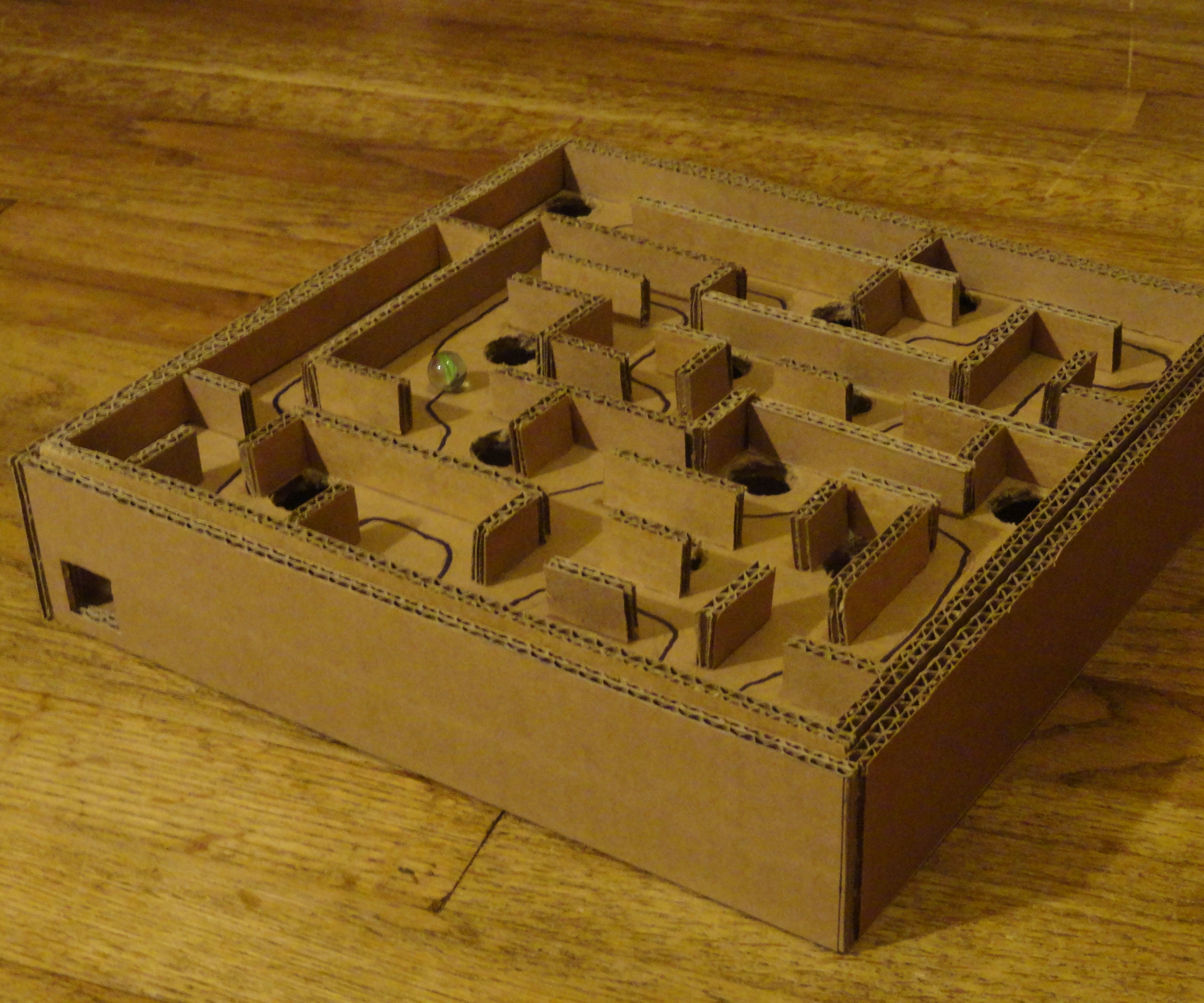 Popsicle Stick Marble Labyrinth : 9 Steps - Instructables