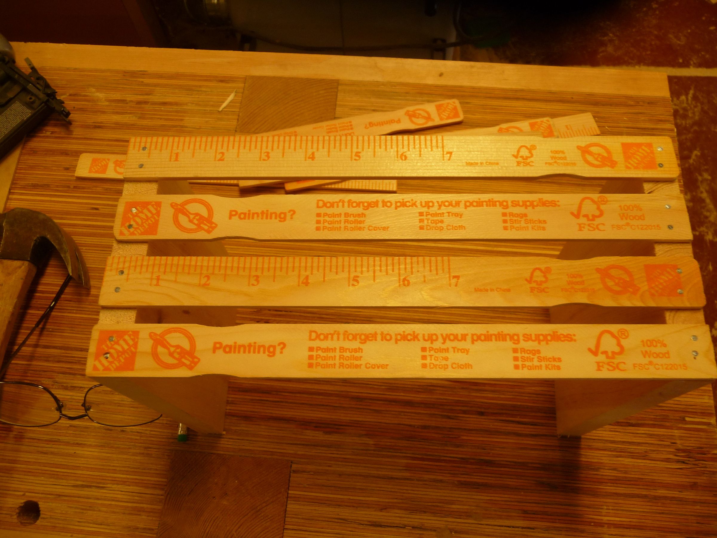 Paint Stick Crate : 6 Steps (with Pictures) - Instructables