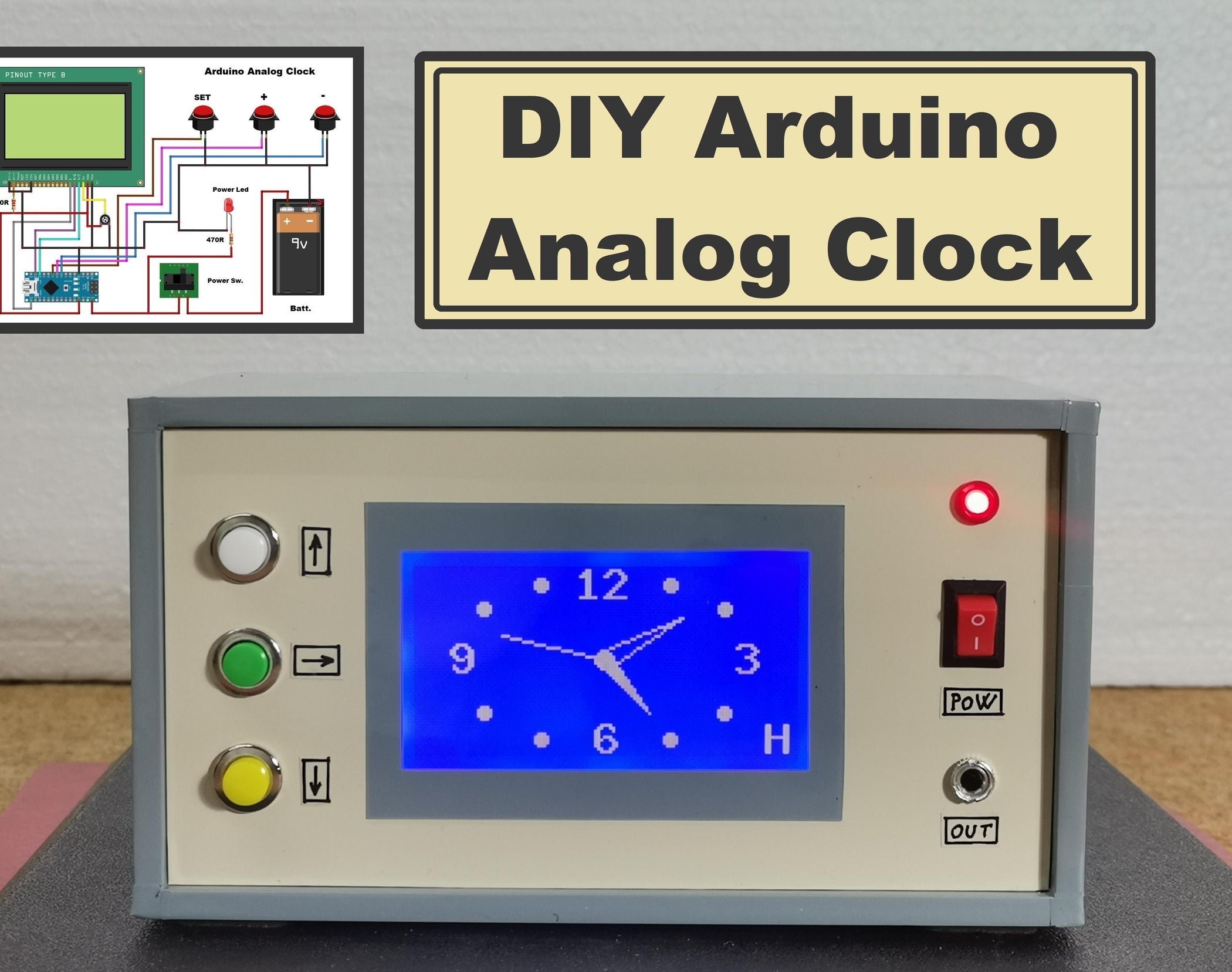 DIY Arduino Analog Clock - Instructables