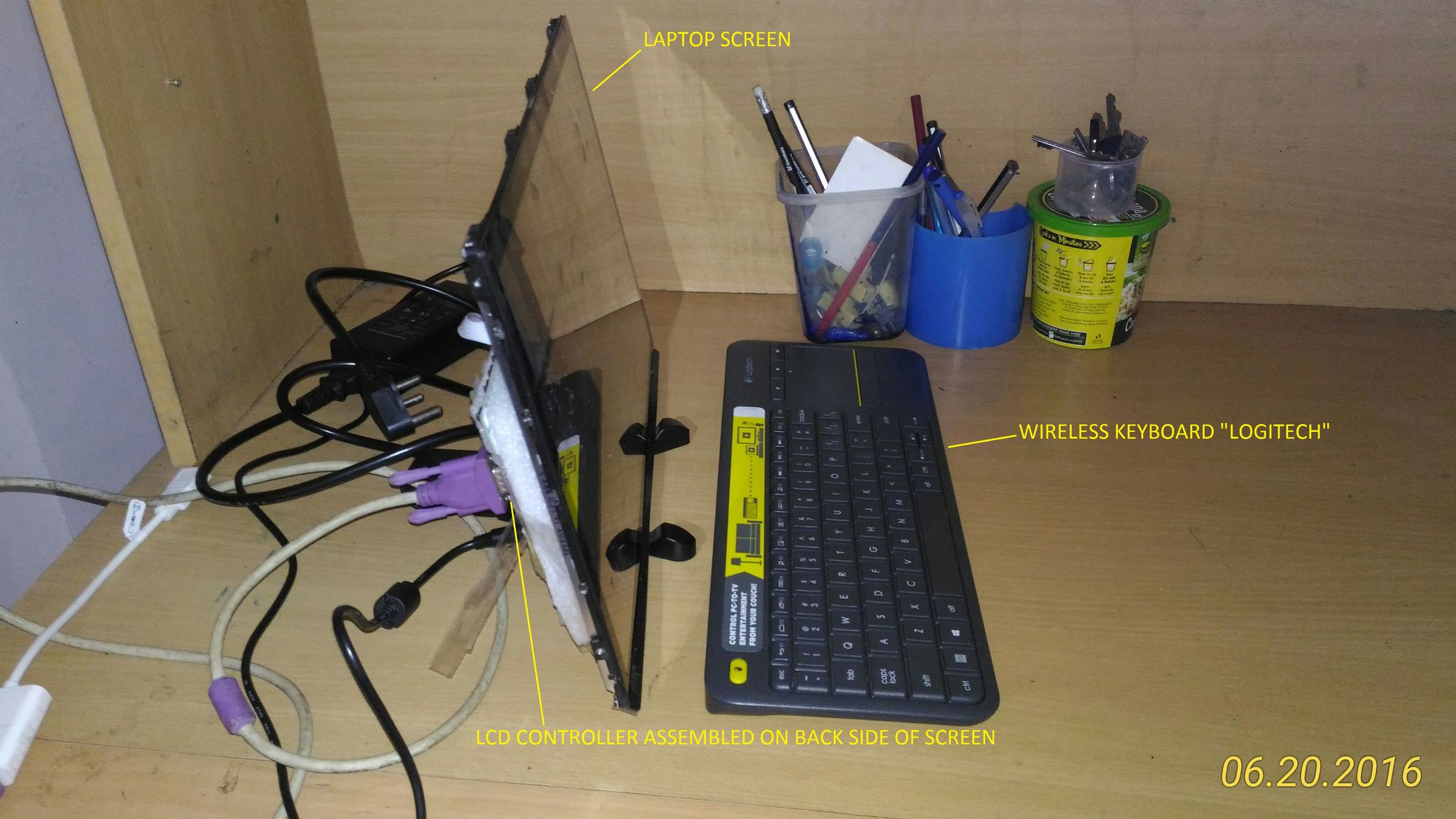 Home Raspberry Pi Desktop With Old Laptop Screen : 7 Steps (with ...