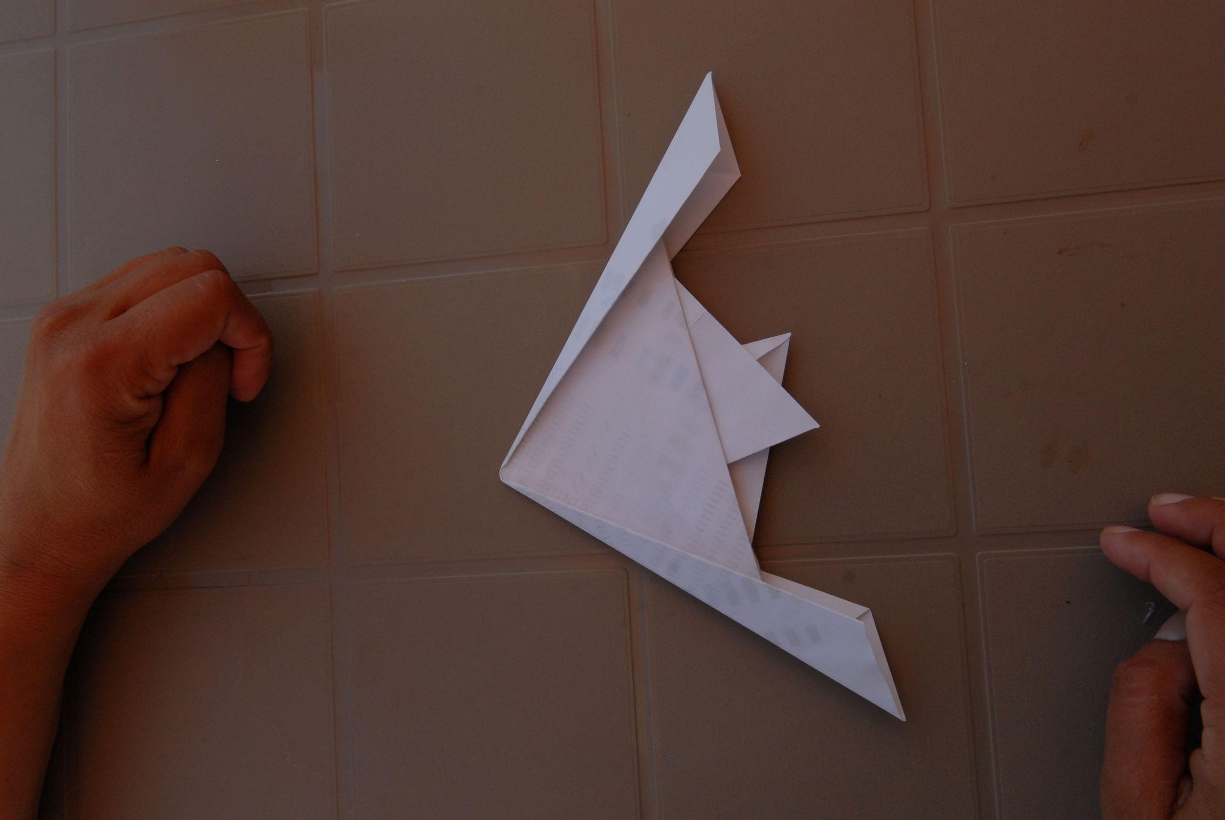 DIY Origami Model to Printable Detailed Origami Paper : 7 Steps ...