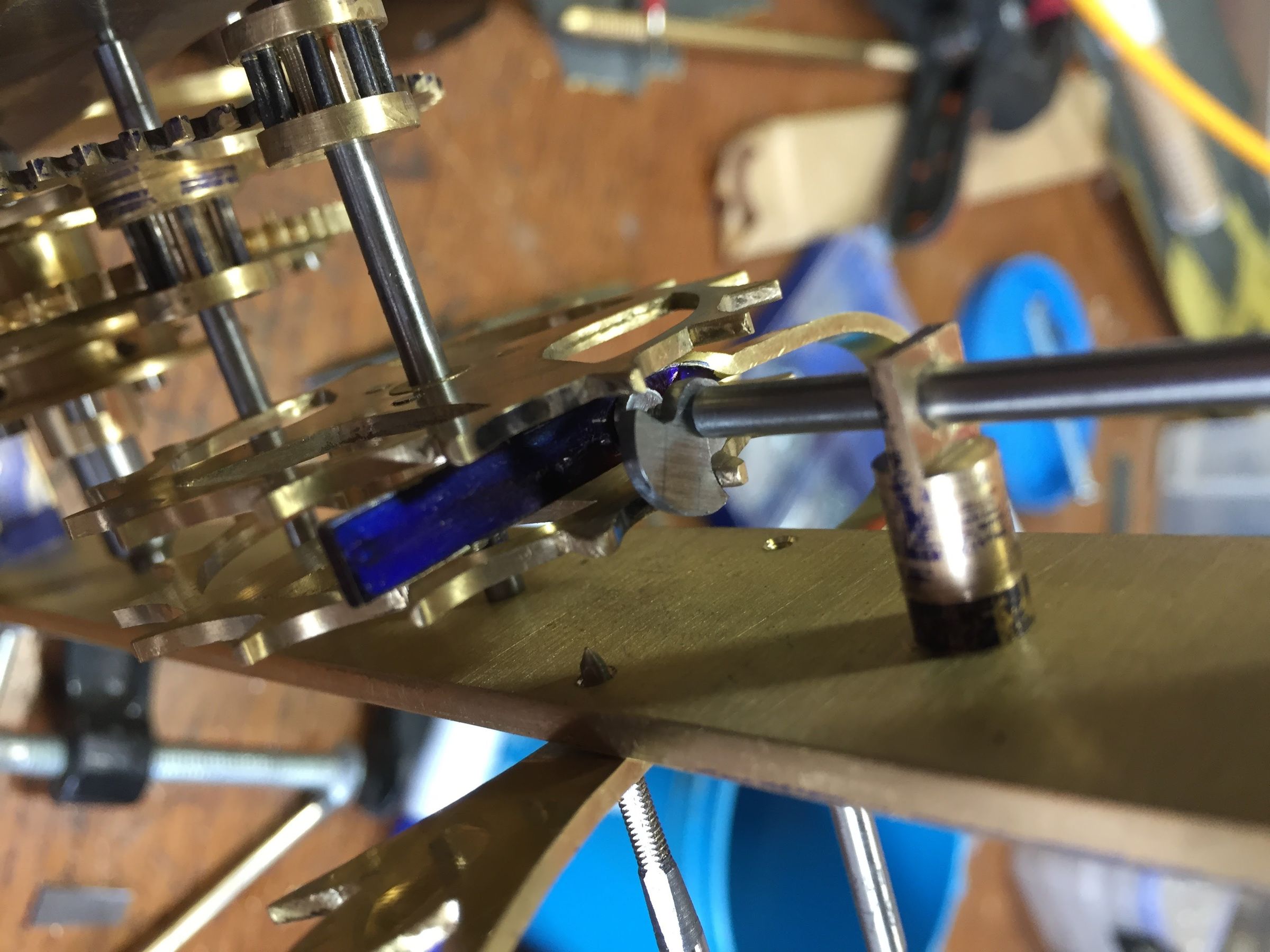 Making a Wall Hanging Brass Mechanical Alarm Clock in the Home Machine ...