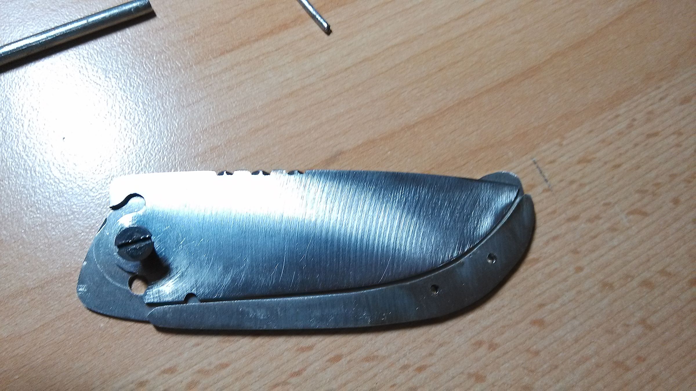 DIY Folding Knife With Button Lock : 11 Steps (with Pictures ...