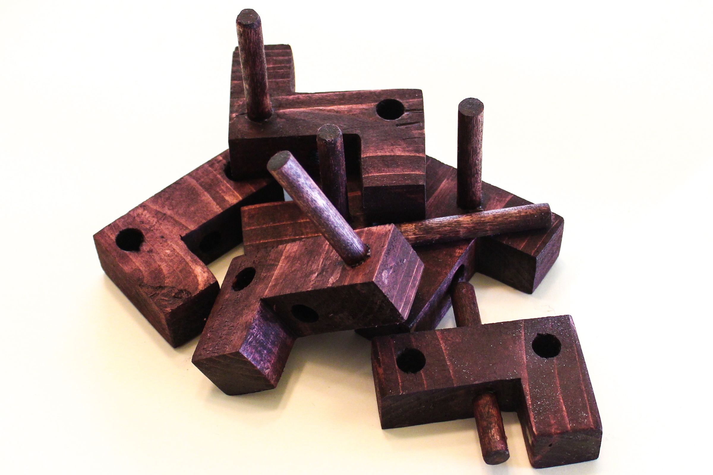 Wooden Block and Pin Puzzle : 17 Steps (with Pictures) - Instructables