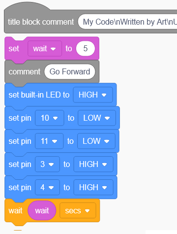 Arduino With Dual Motor Tank Coded in TinkerCad Codeblocks and L293D ...