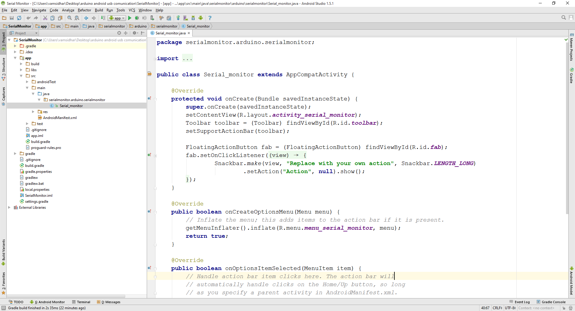 Arduino Android USB Serial Communication With OTG Cable : 11 Steps ...
