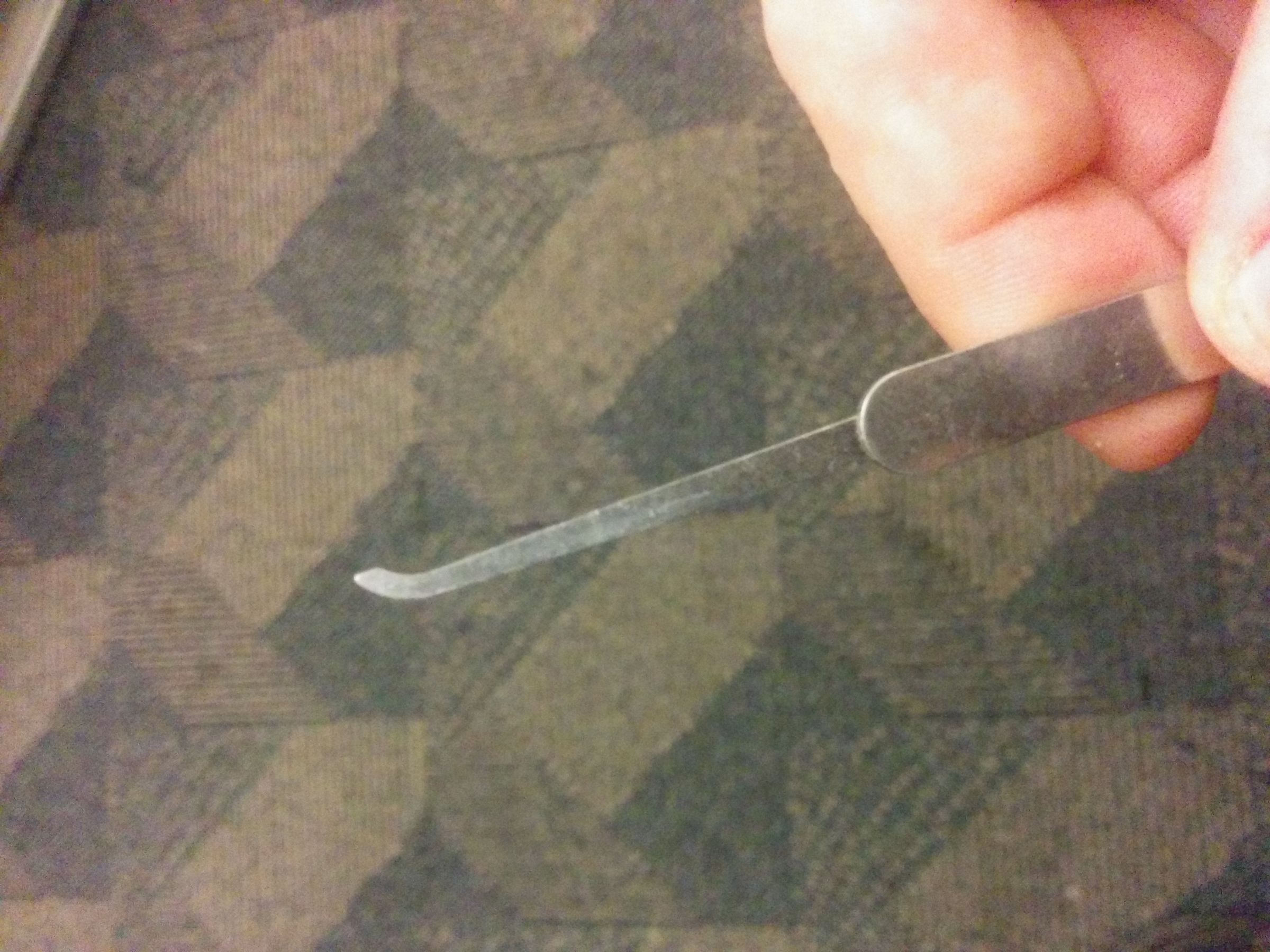 Keychain Folding Lockpick (now Updated With Tension Wrench) : 5 Steps ...