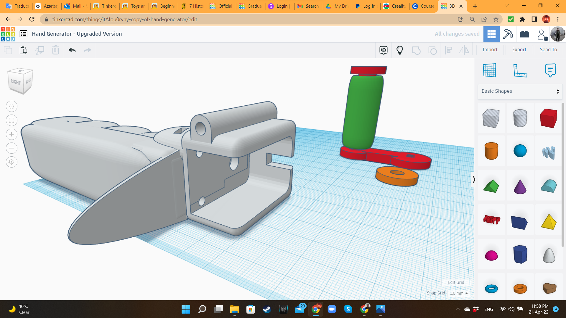 Tinkercad Robotics for School: Human-Powered Battle Beasts! : 30 Steps ...