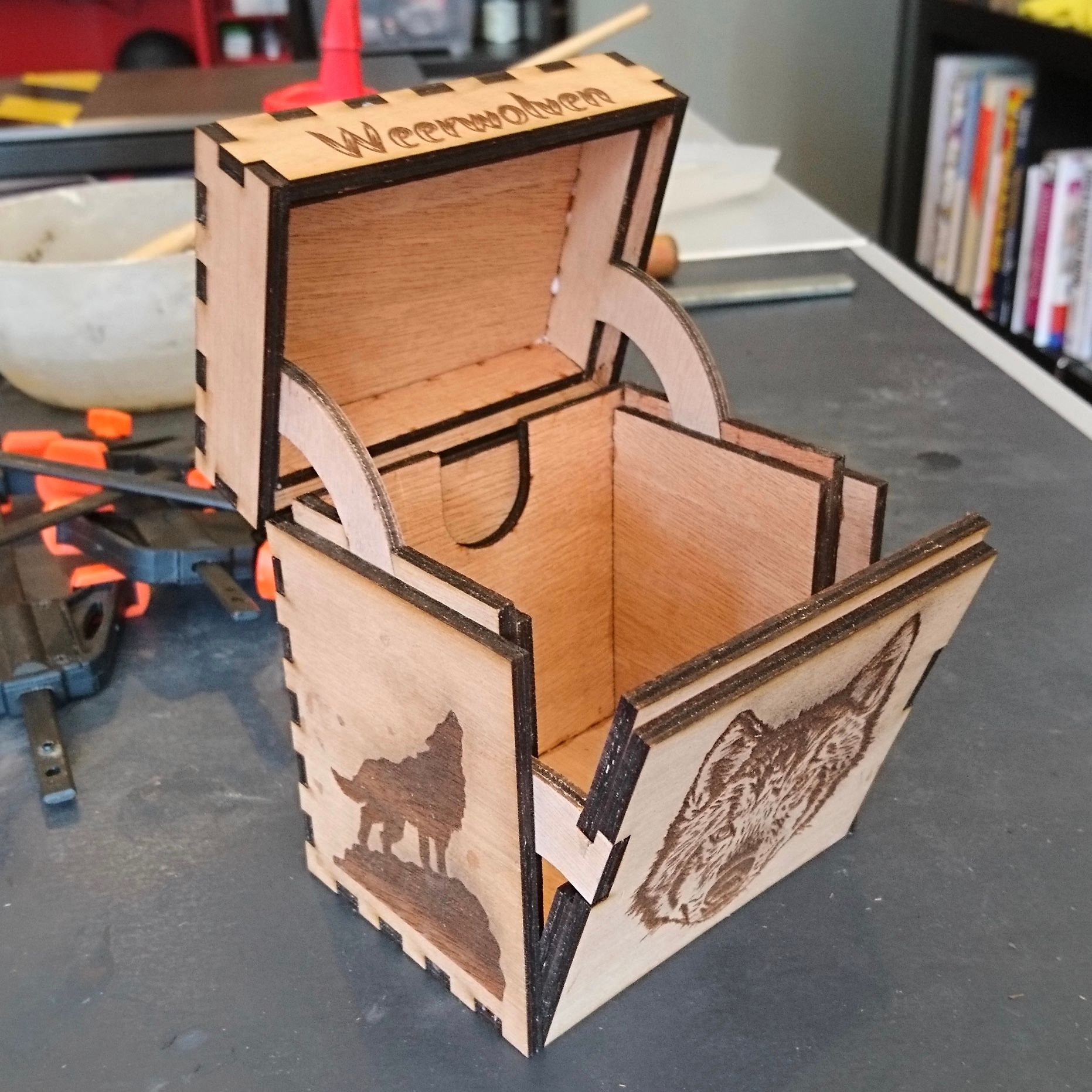 Laser Cut Game Card Box With Internal Hinges : 9 Steps (with Pictures ...