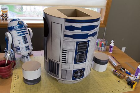 R2-D2-AE2 Life-size Papercraft Droid - Instructables