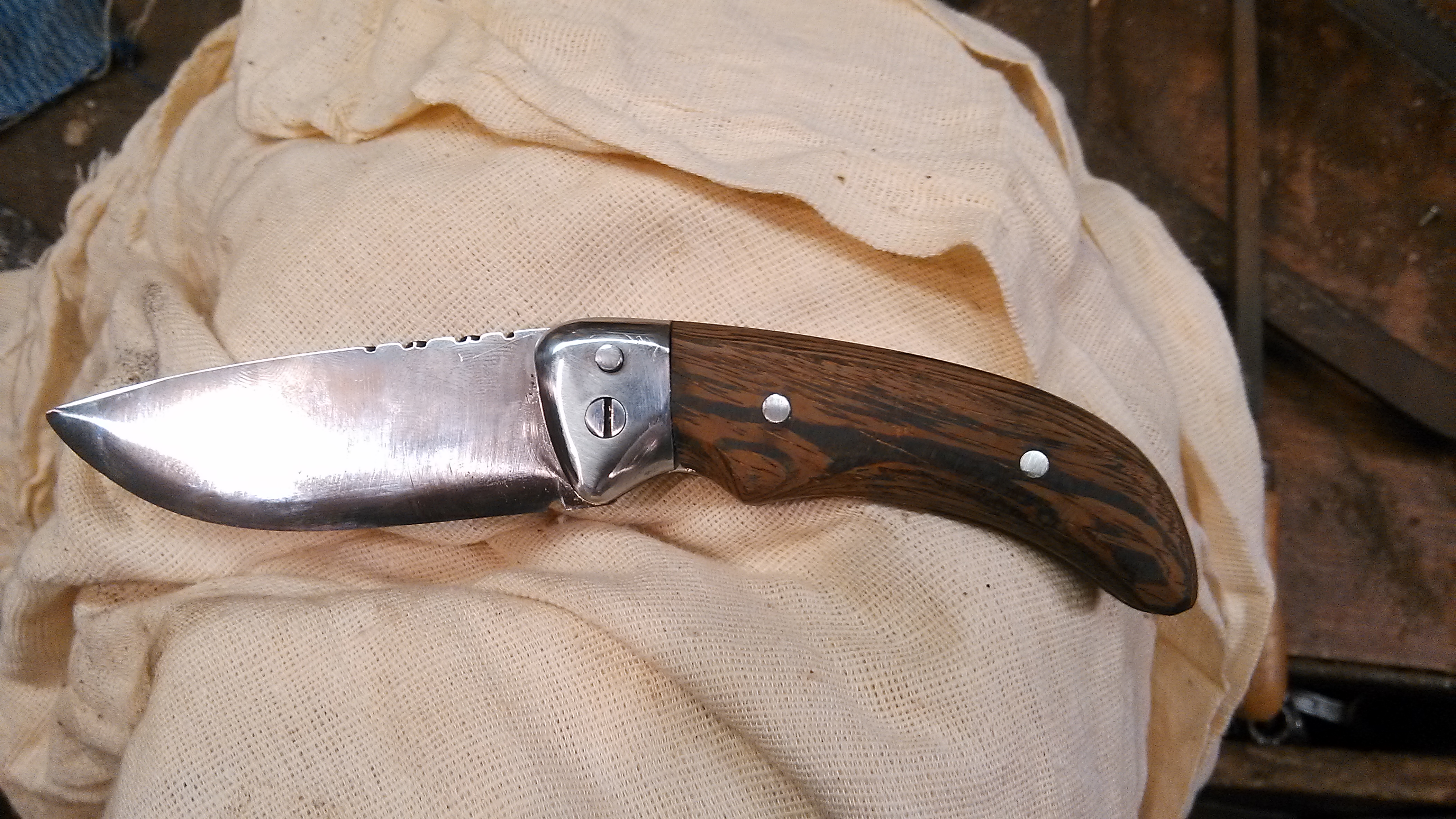 DIY Folding Knife With Button Lock : 11 Steps (with Pictures ...