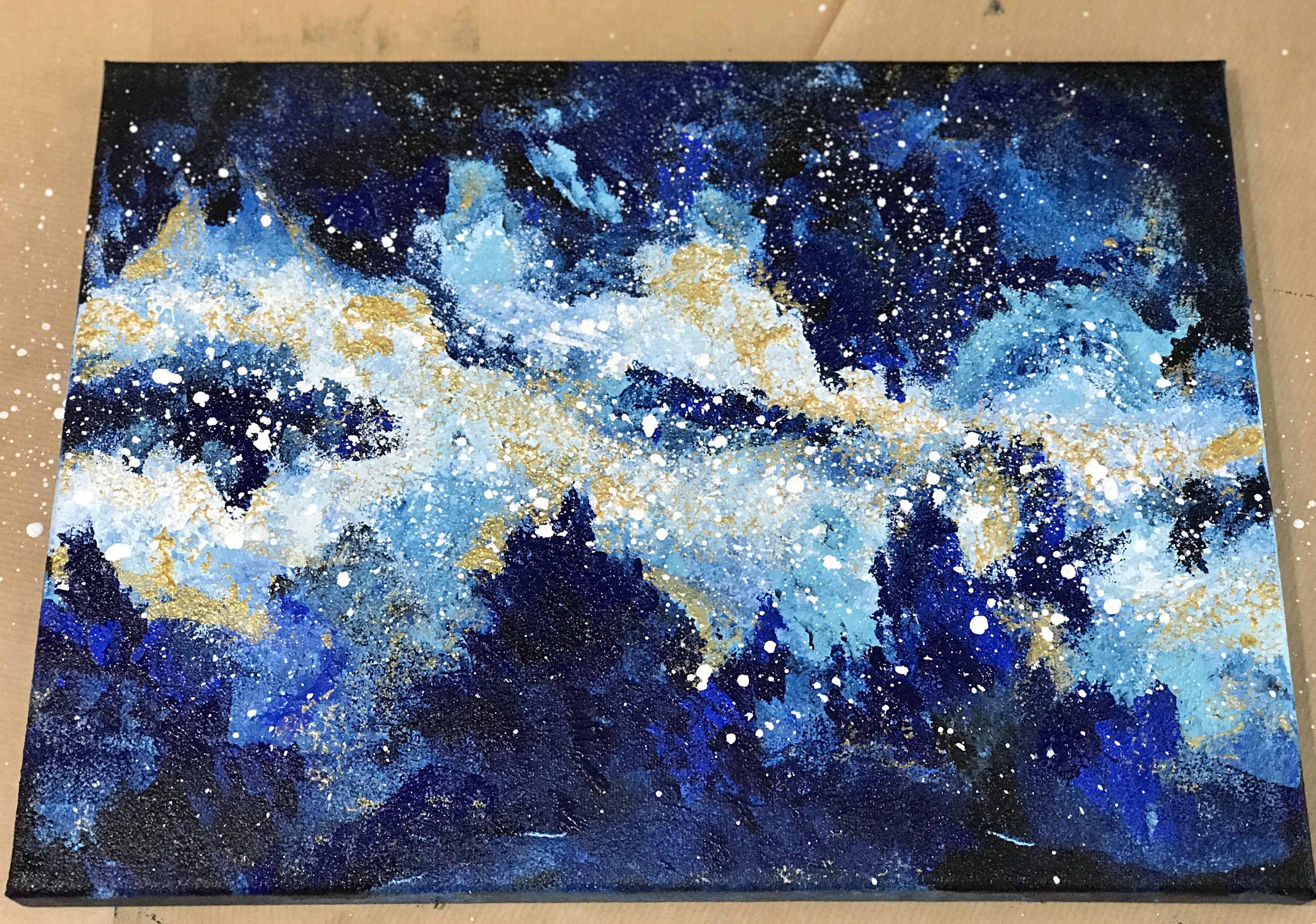 Glowing LED Galaxy Painting : 14 Steps (with Pictures) - Instructables