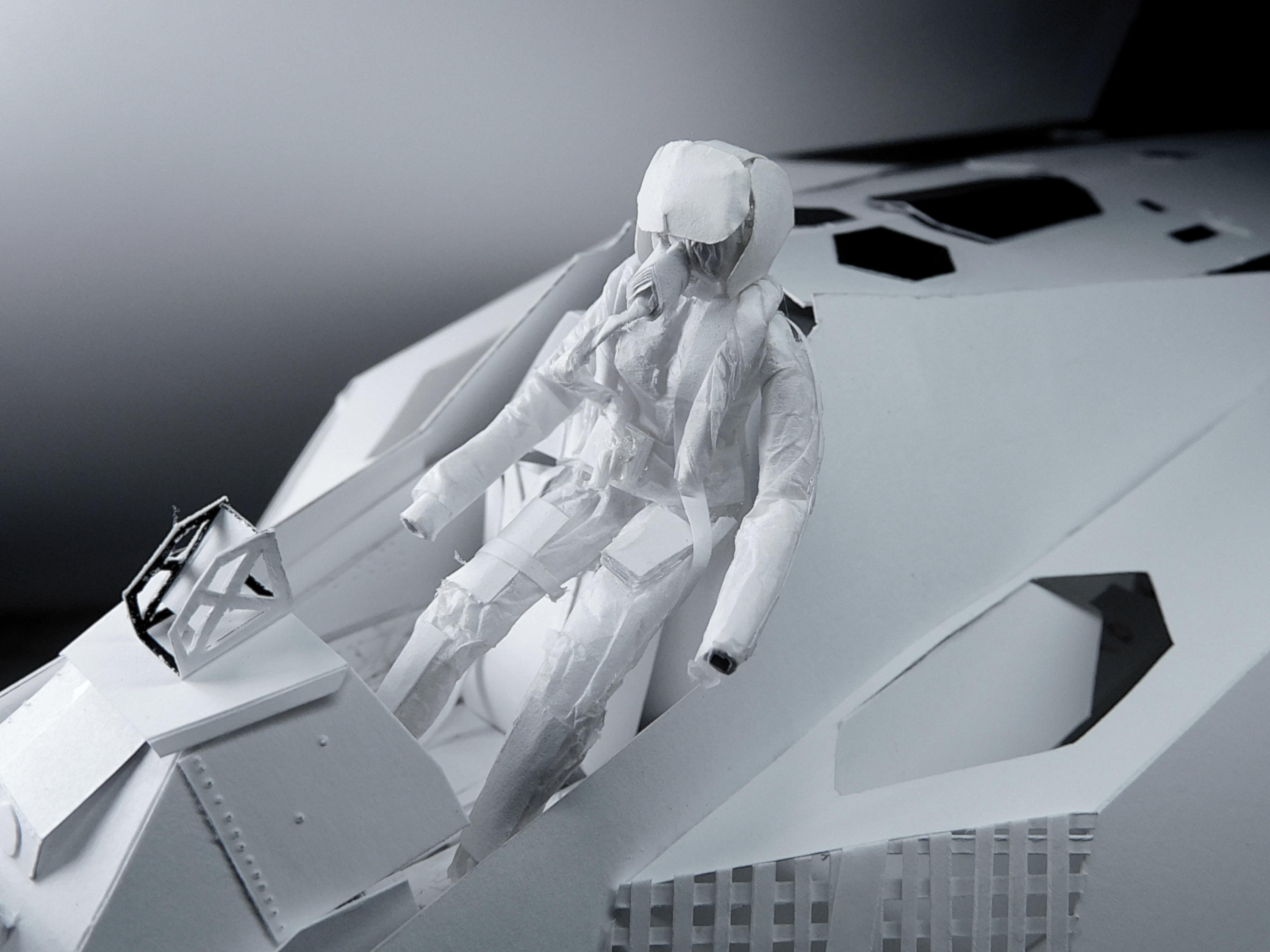 How to Make a Figurine for Your Paper Model Planes Using Hot-glue! : 9 ...