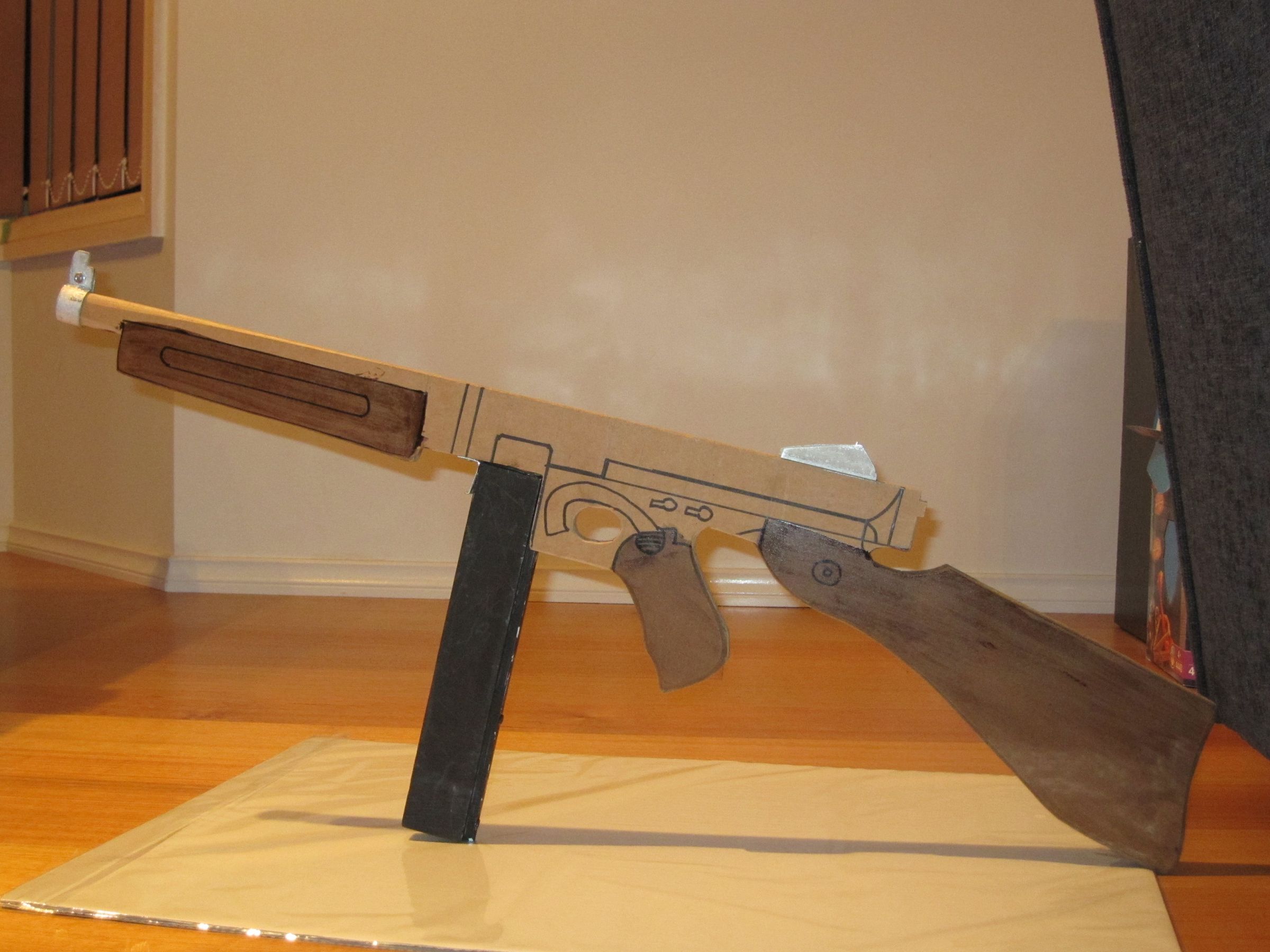 Thompson Sub-machine Gun (Wooden Toy) - Instructables