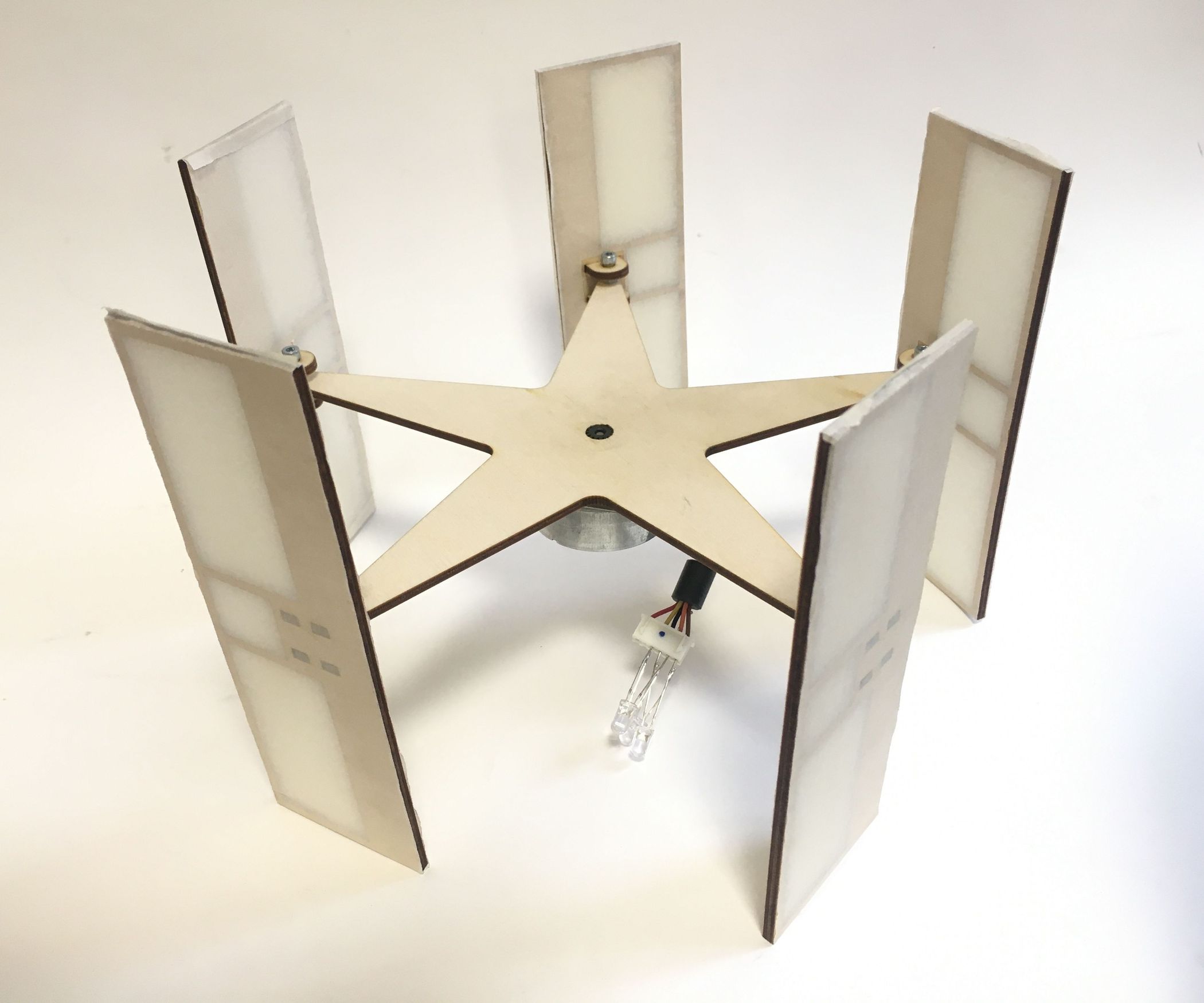 Pivoting Blades Vertical Axis Wind Turbine : 5 Steps (with Pictures ...