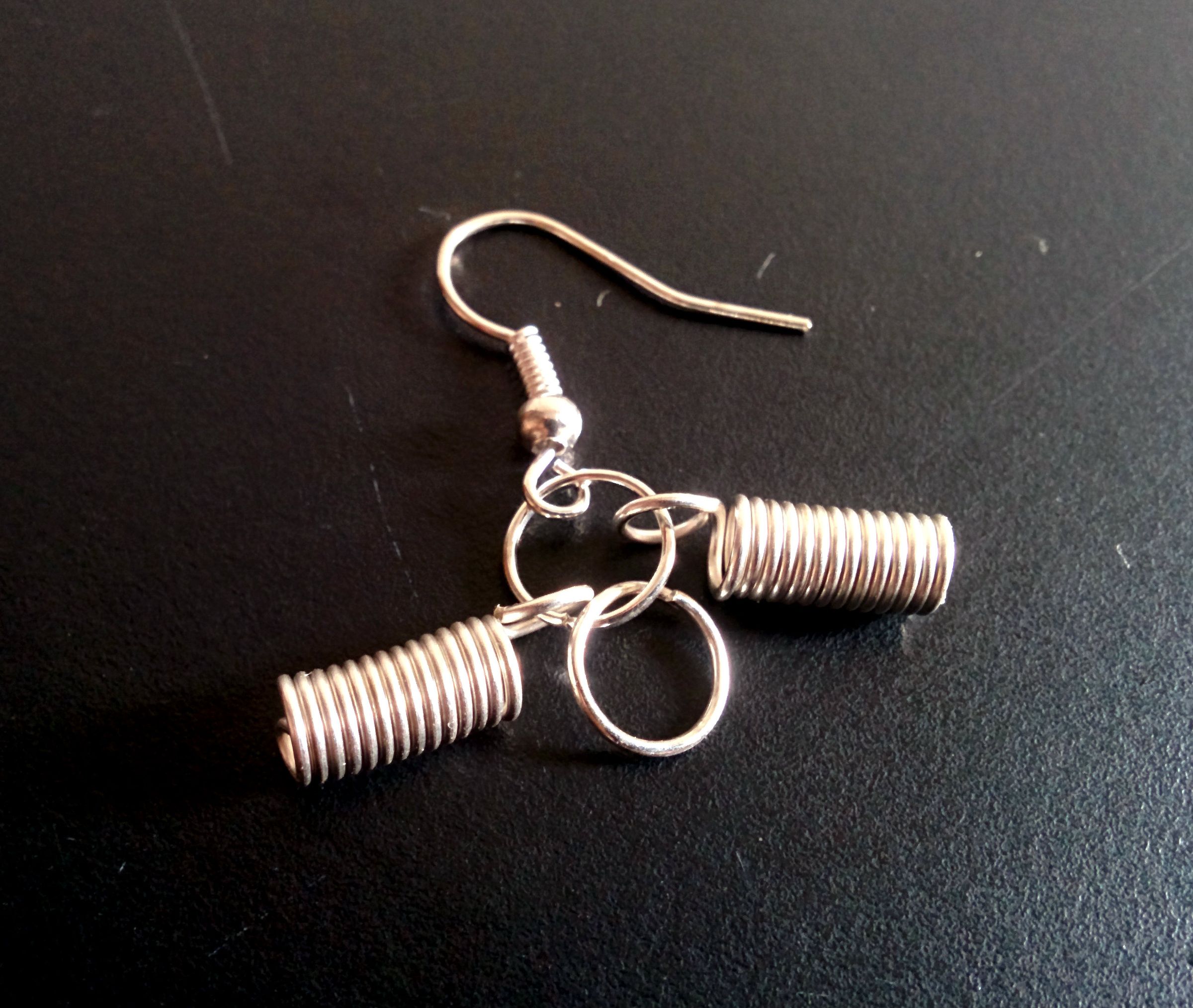 How to Create Cluster Earring Using Wire Coils : 4 Steps (with Pictures ...