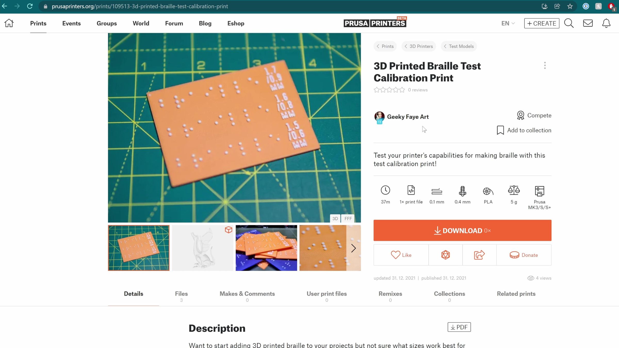 Easy 3D Printed Braille to Add to Everything! : 10 Steps (with Pictures ...