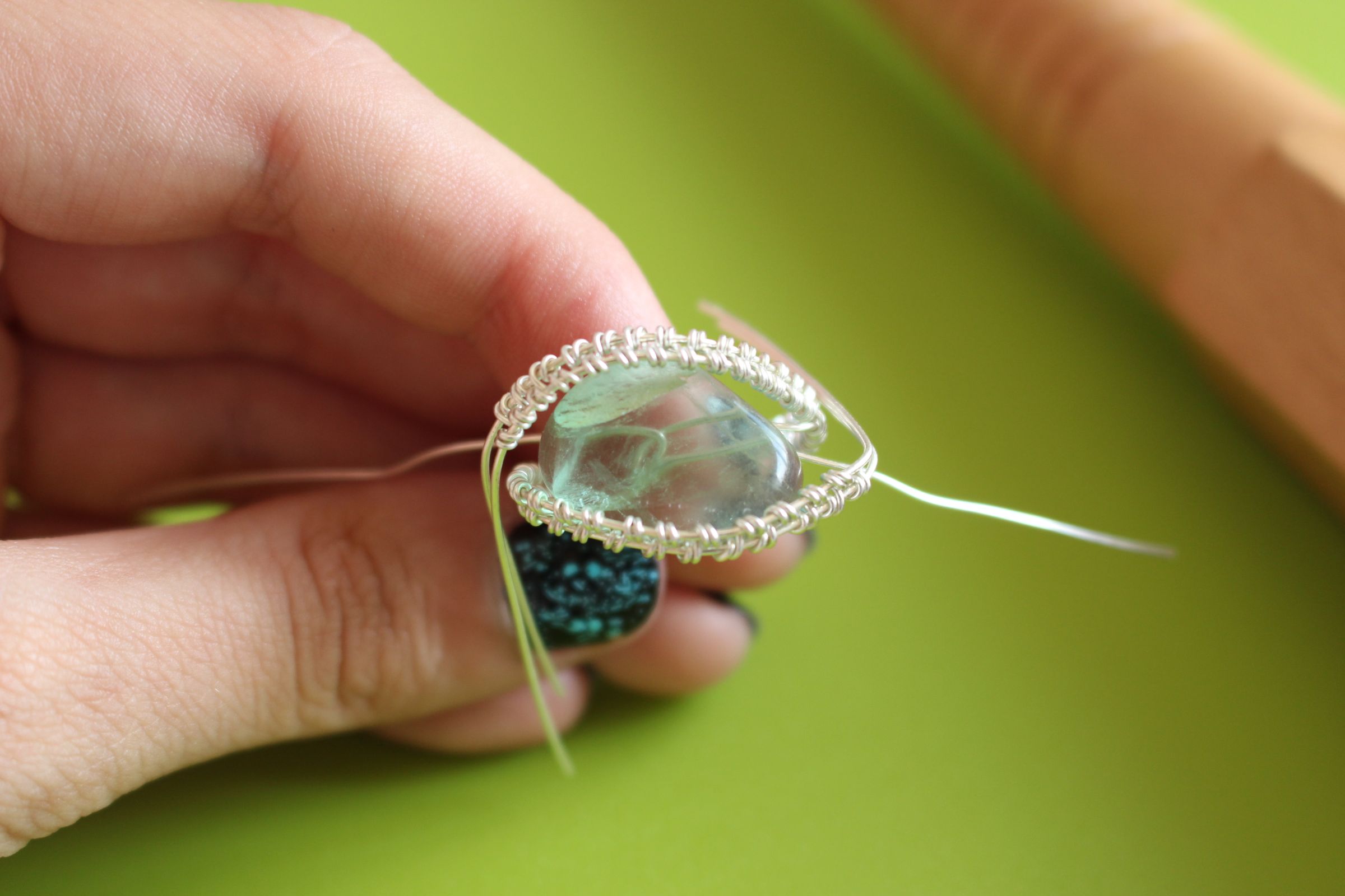 Wire Wrapped Stone Ring : 22 Steps (with Pictures) - Instructables