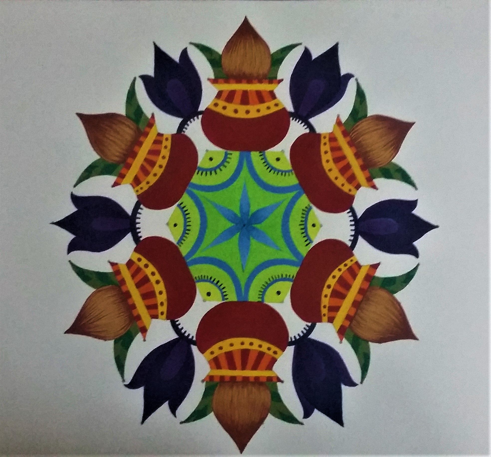 KOLAM PAINTING!! : 8 Steps - Instructables