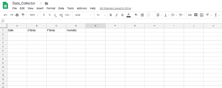 Weather Data Using Google Sheets and Google Script : 7 Steps ...