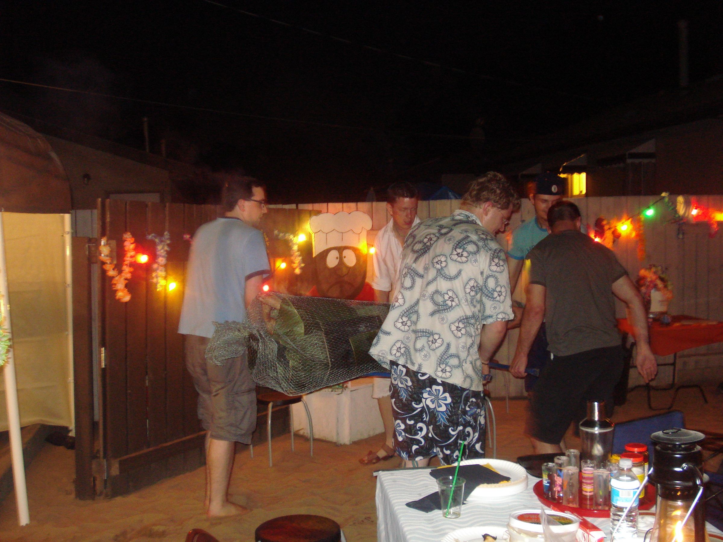 Luau Pig - Hawaiian Style (In the Ground With Hot Rocks) : 12 Steps ...