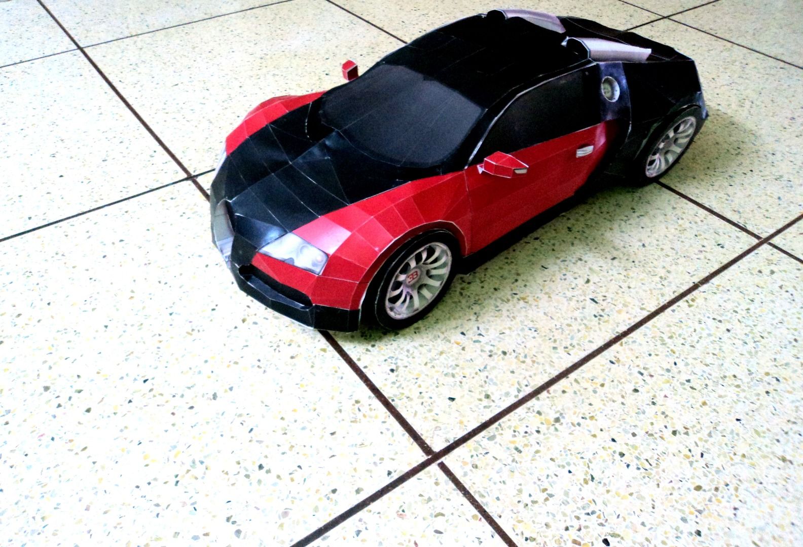 Bugatti Veyron Paper-craft Model : 3 Steps (with Pictures) - Instructables