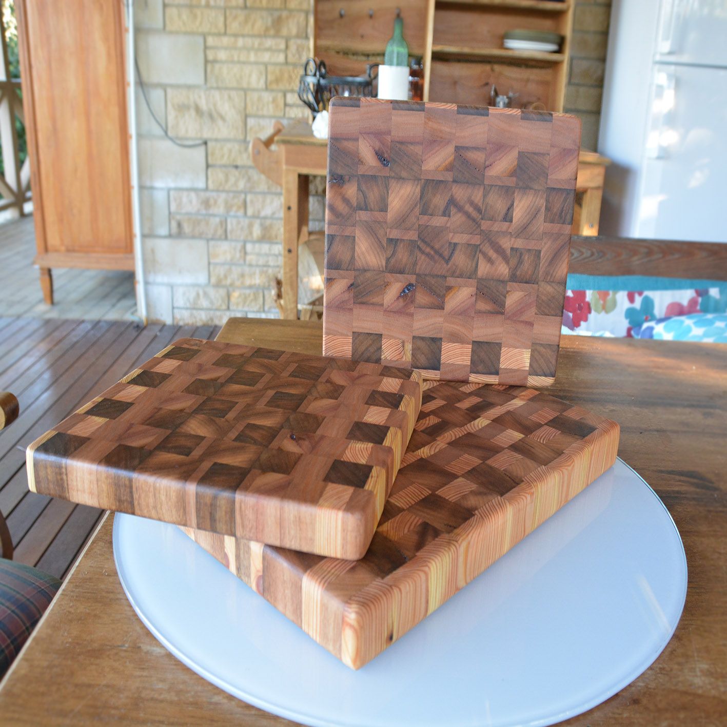 End Grain Cutting Board / Butcher Block : 3 Steps (with Pictures ...