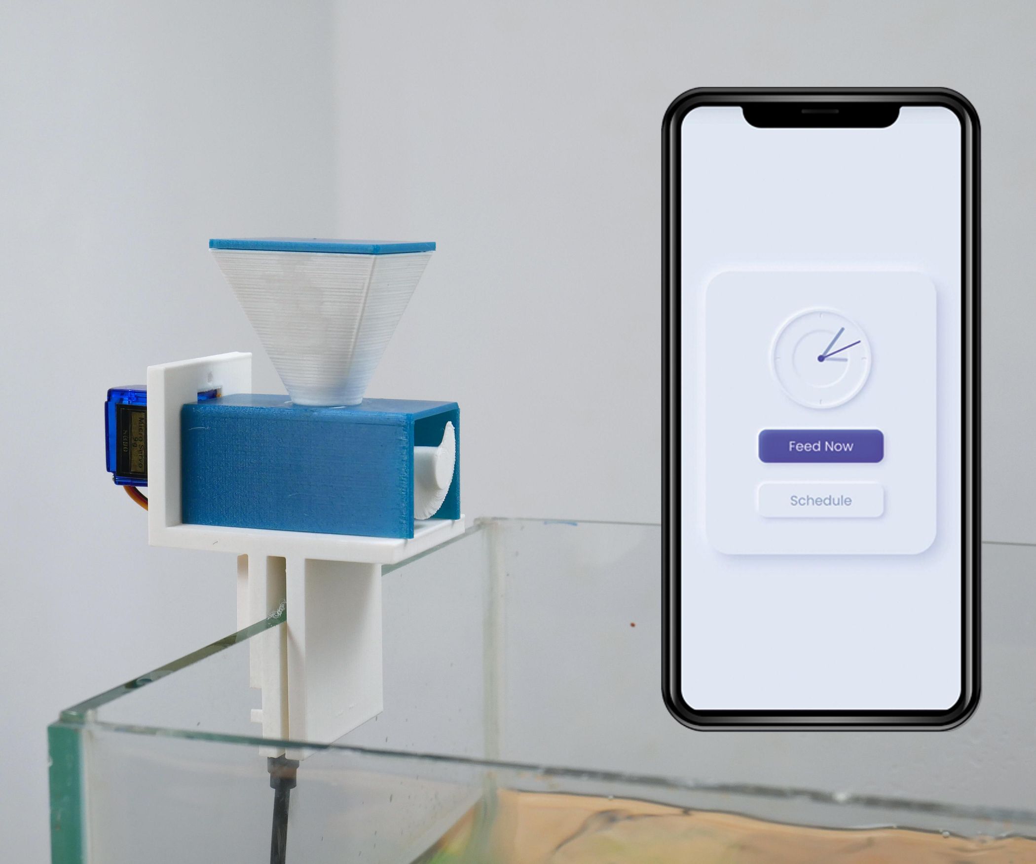 Aquassist : DIY Automatic Fish Feeder With Companion App : 10 Steps ...