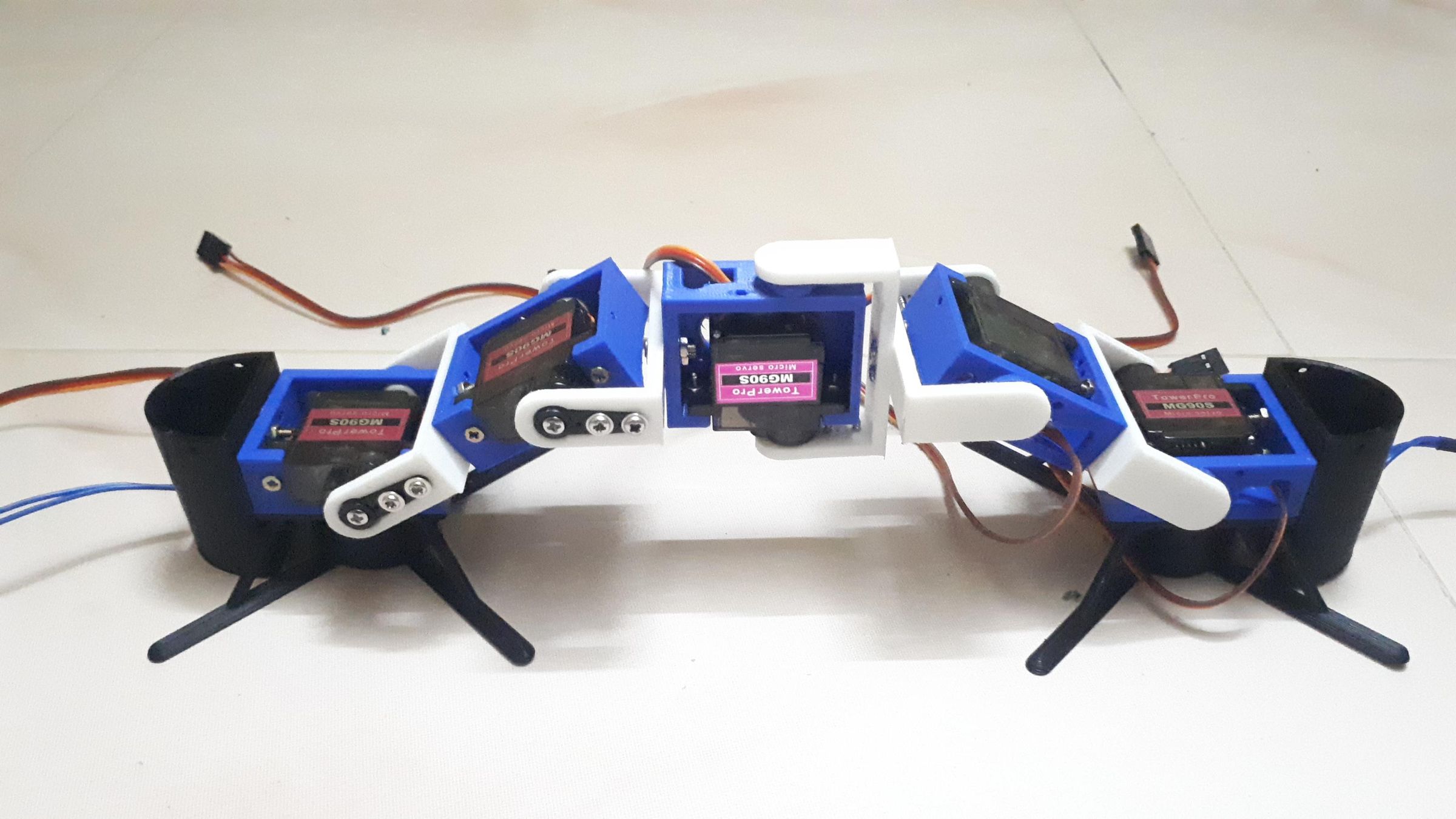 Inchworm Robot - Modular, Move Allsides With BT App : 22 Steps (with ...