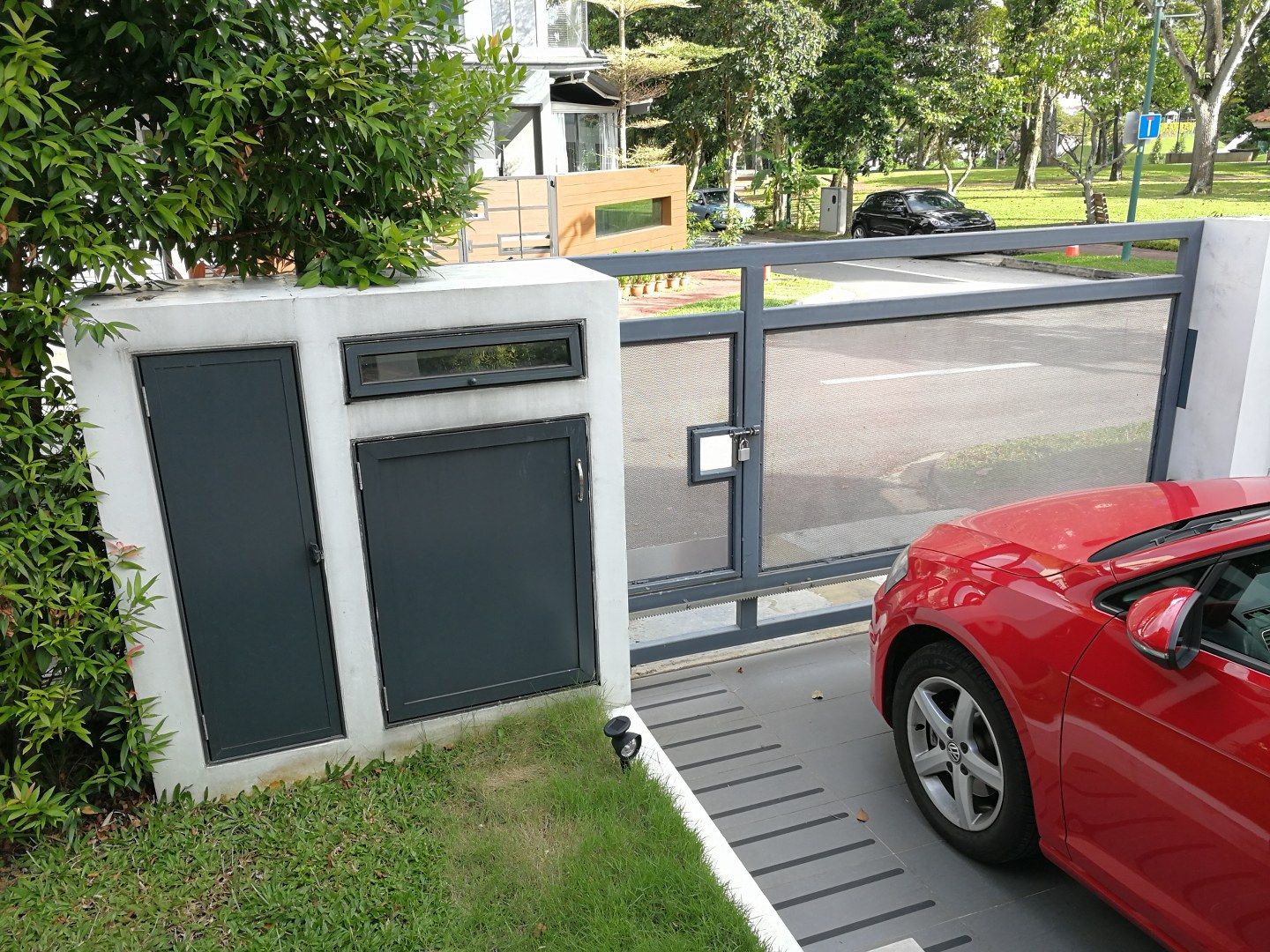 Gate Upgrade With Hardwood Slats and Cut-out House Numbers : 11 Steps ...