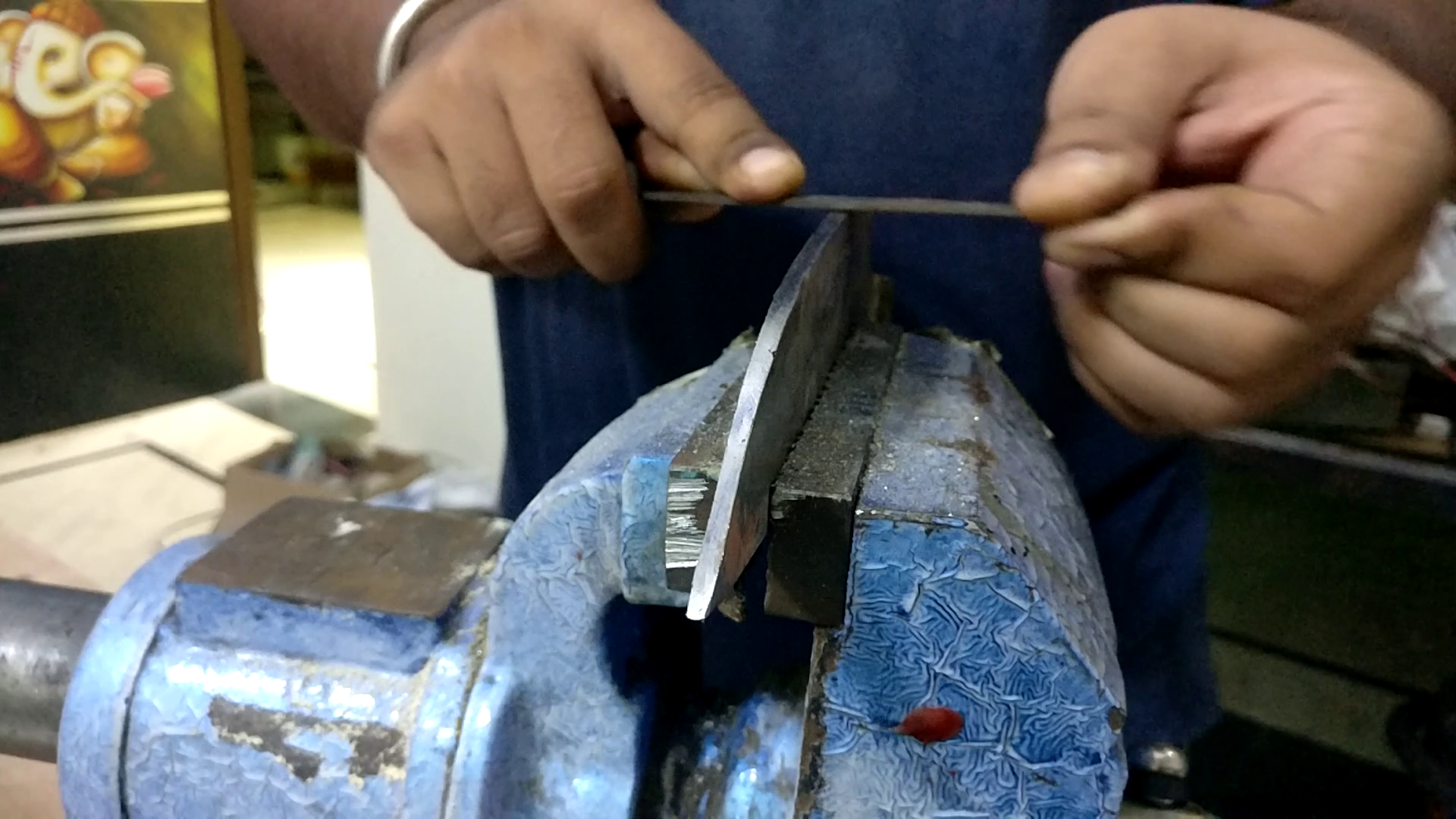 Chefs Knife From Welding Electrodes : 12 Steps (with Pictures ...