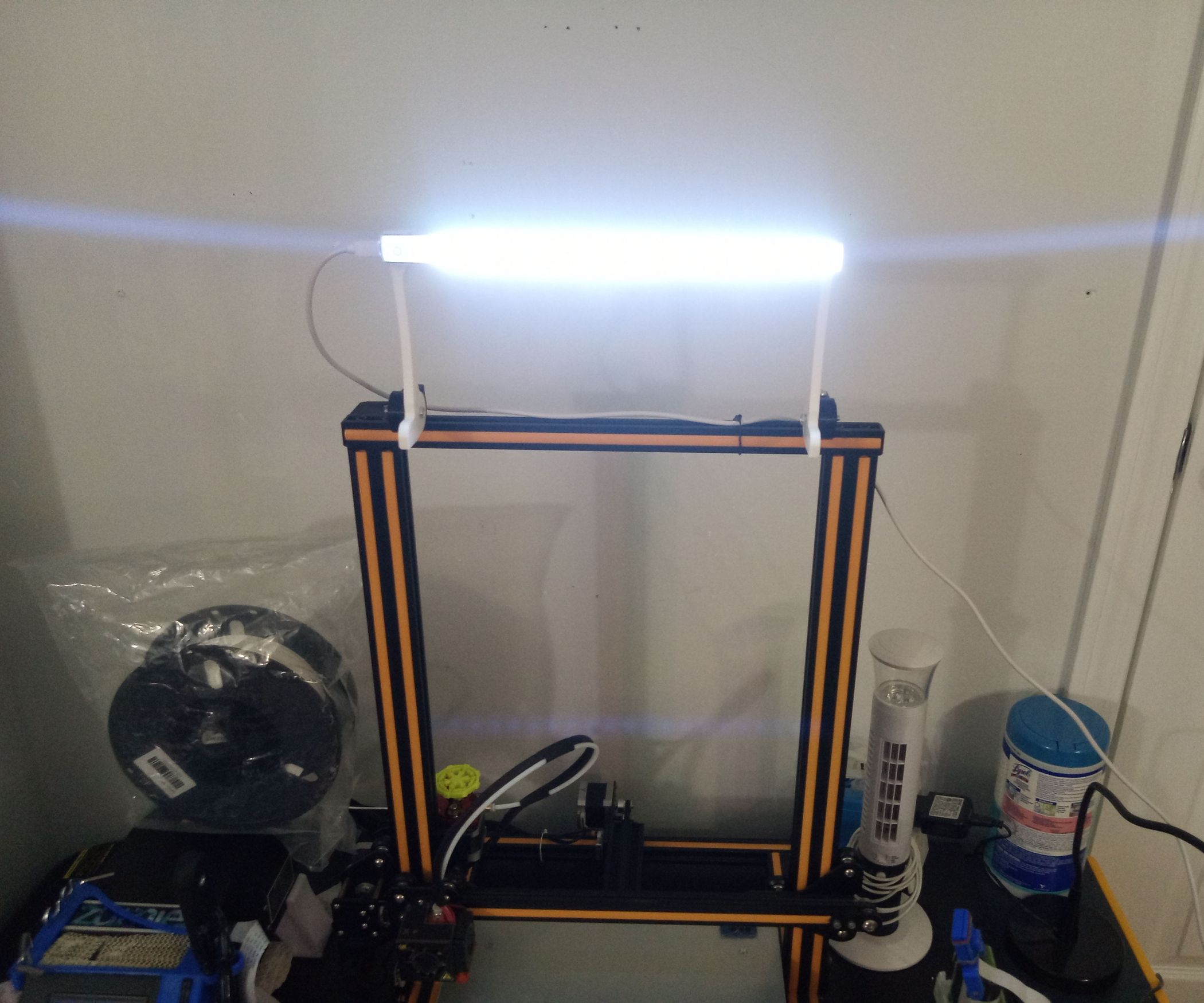 Lift Gate LED Lighting Fixture for Creality CR-10 & Ender 3 3D Printers ...