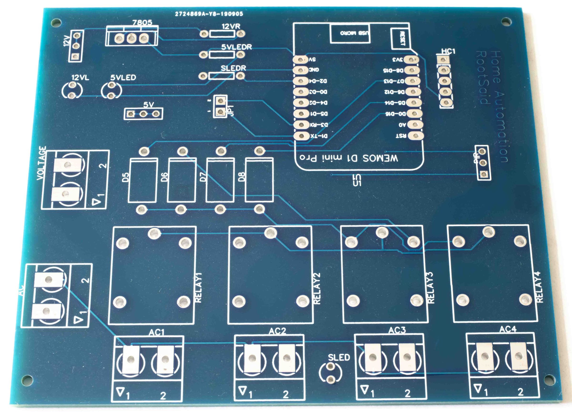 Home Automation Step by Step Using Wemos D1 Mini With PCB Design ...