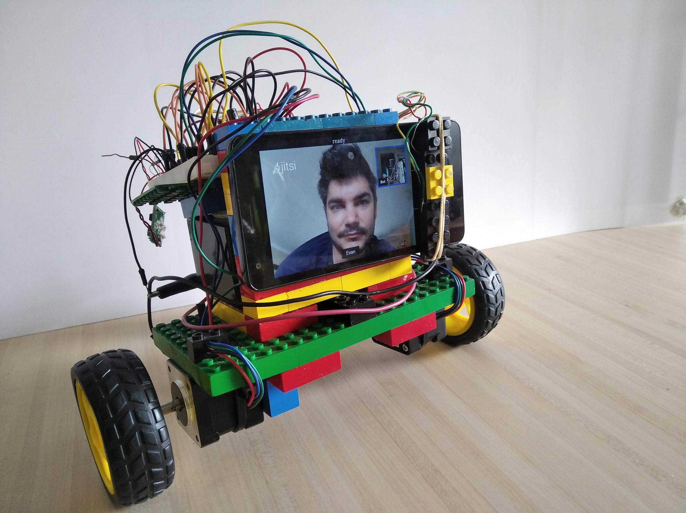 Open-Source Telepresence Bot - See, Speak and Drive Via the Web : 6 ...