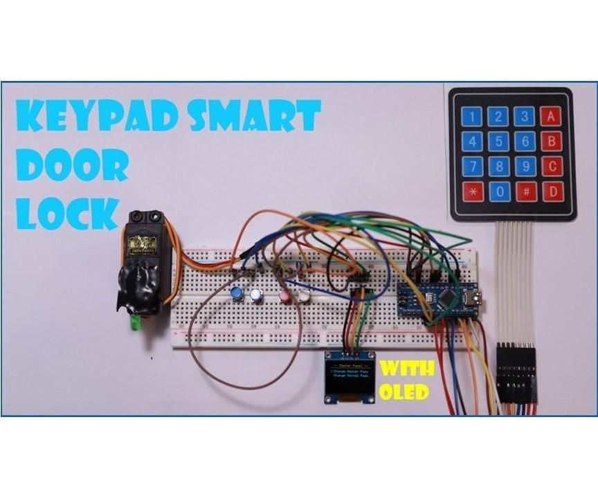 Keypad Smart Door Lock With OLED : 7 Steps - Instructables