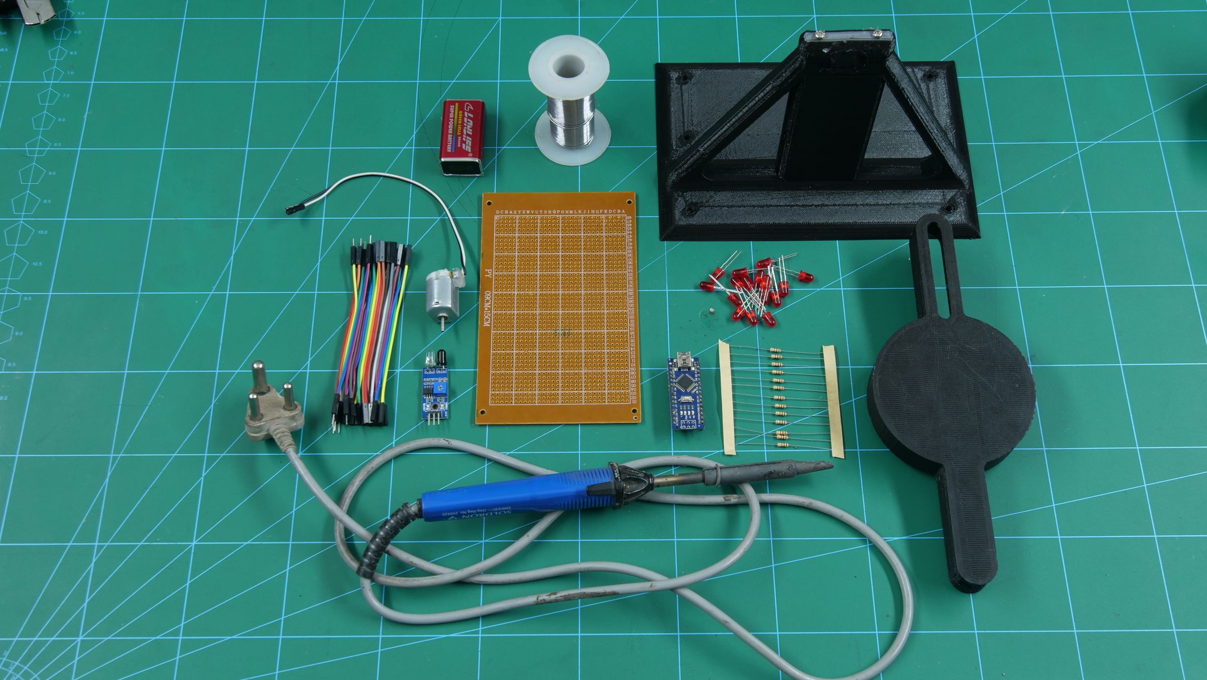Persistence of Vision (PoV) Display Using Arduino : 11 Steps (with ...