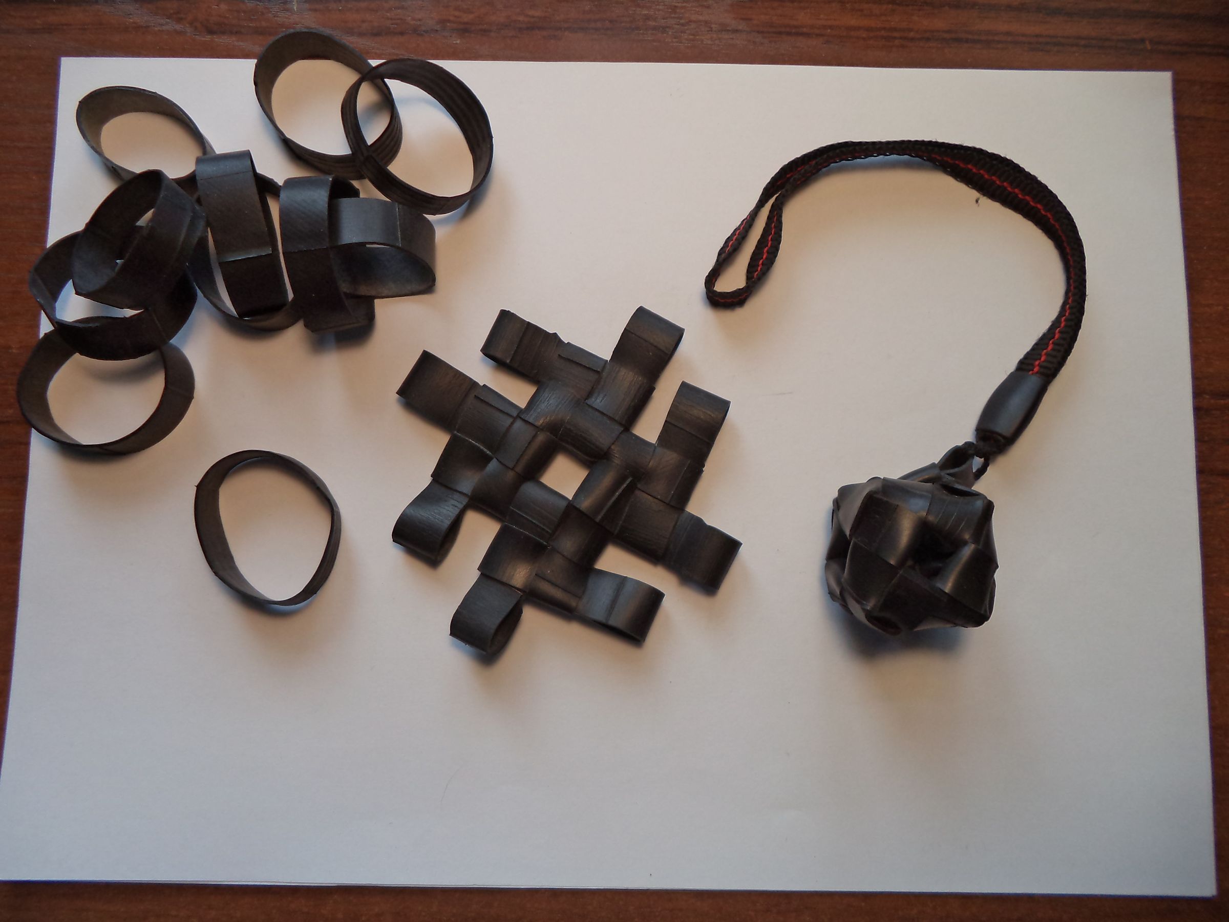 Backpack Cargo Net From Inner Tubes : 26 Steps (with Pictures ...