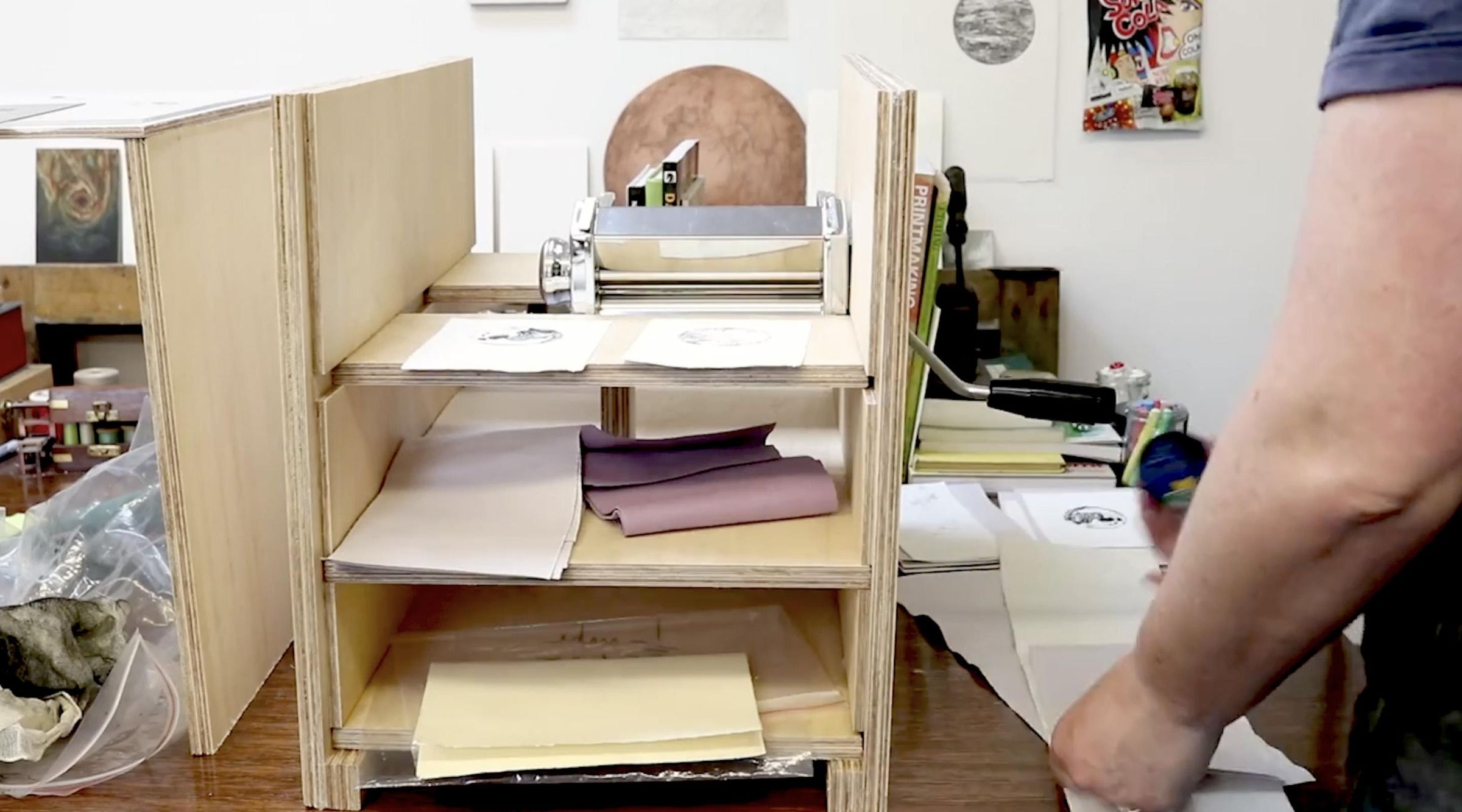 Sandpaper and Cardboard Collagraph Print : 9 Steps (with Pictures ...