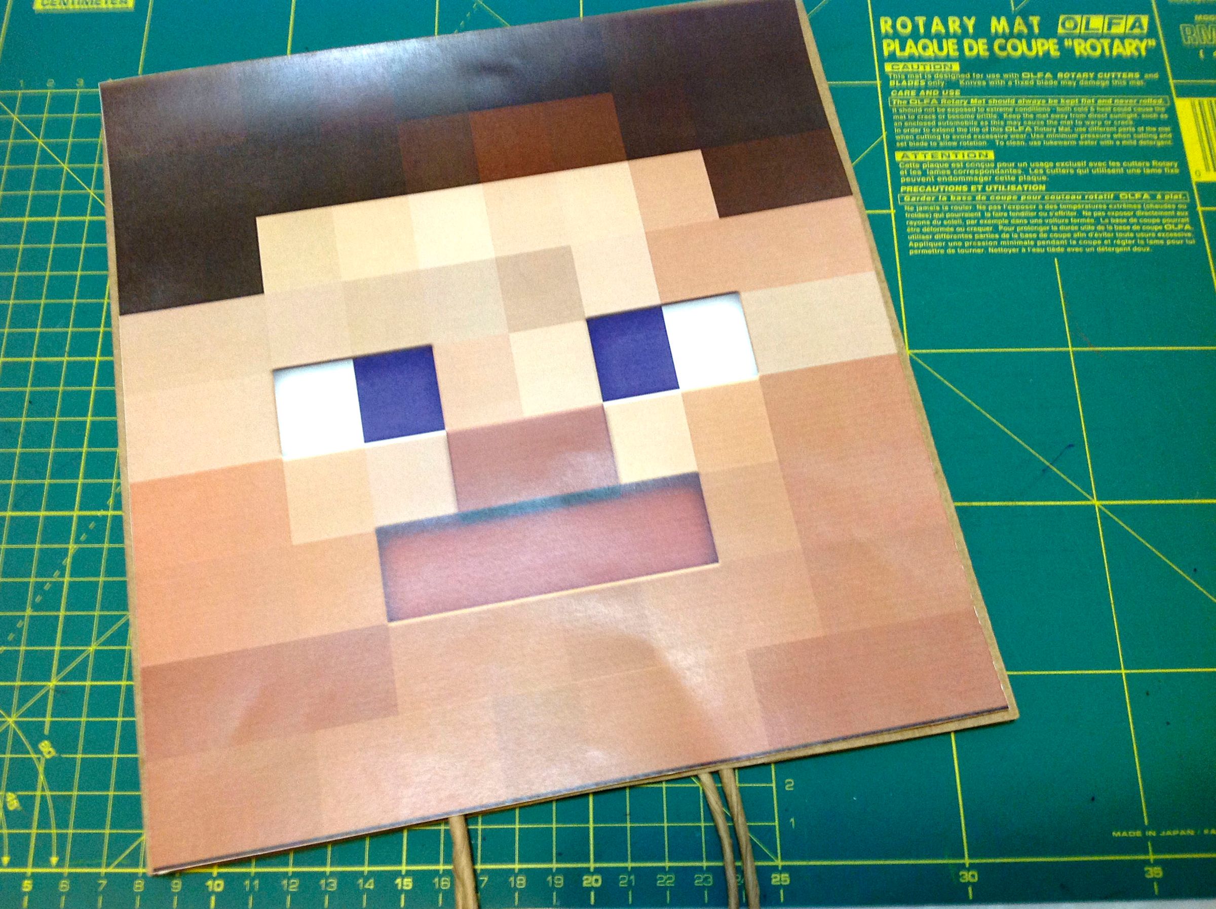 Minecraft Mask - Easy, Fast and Cheap : 4 Steps (with Pictures ...