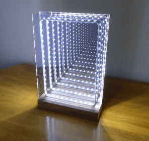 Modern Led Infinity Mirror Table Lamp : 19 Steps (with Pictures ...