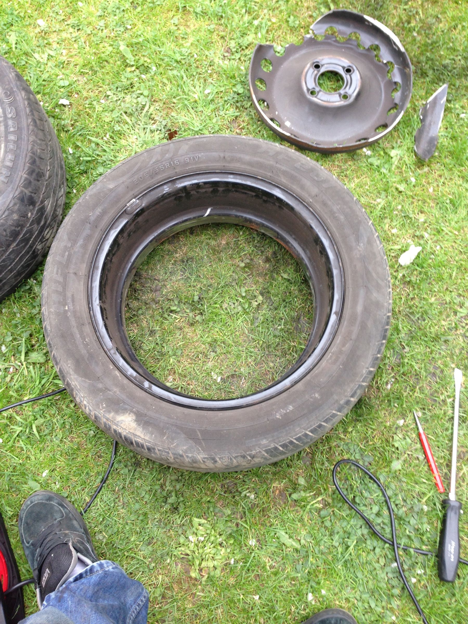 Car Wheel Bicycle - the Learn to Weld Project : 8 Steps (with Pictures ...