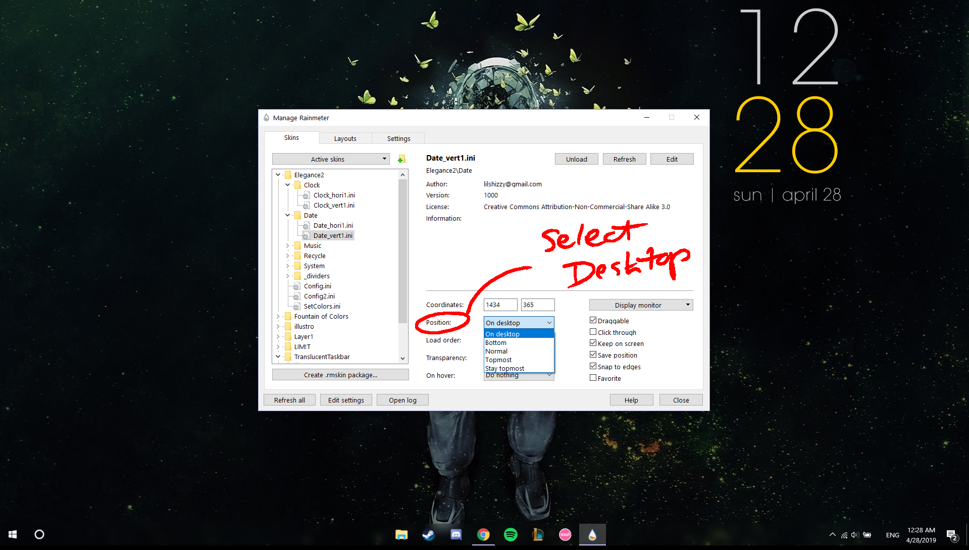 Rainmeter - Setting Up a Minimal Desktop (Win 10) : 30 Steps ...