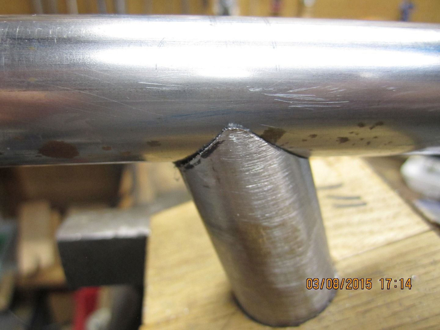 How to Miter (Cope) a Round Tube by Hand : 7 Steps (with Pictures ...