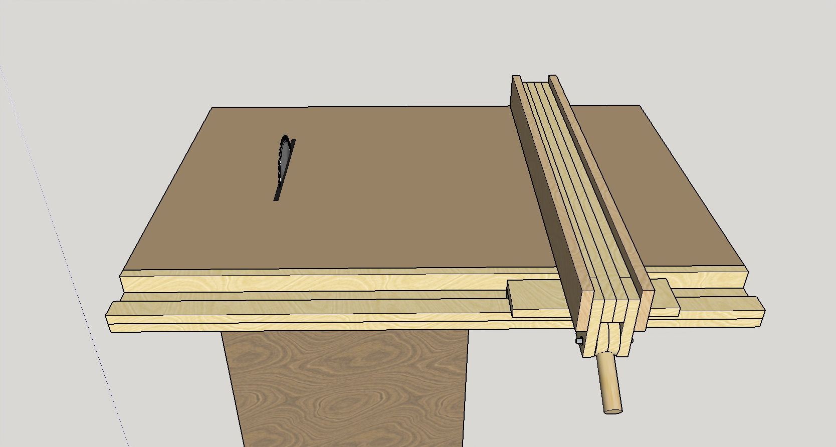 Homemade Table Saw Fence System | Easy Simple New Style : 25 Steps ...