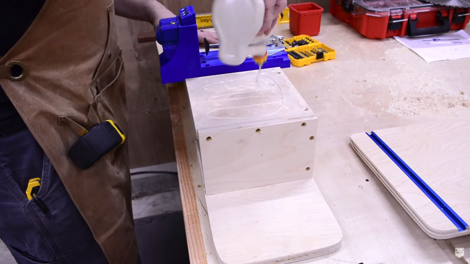 How to Build a Pocket Hole Workstation | DIY Woodworking Shop Project ...